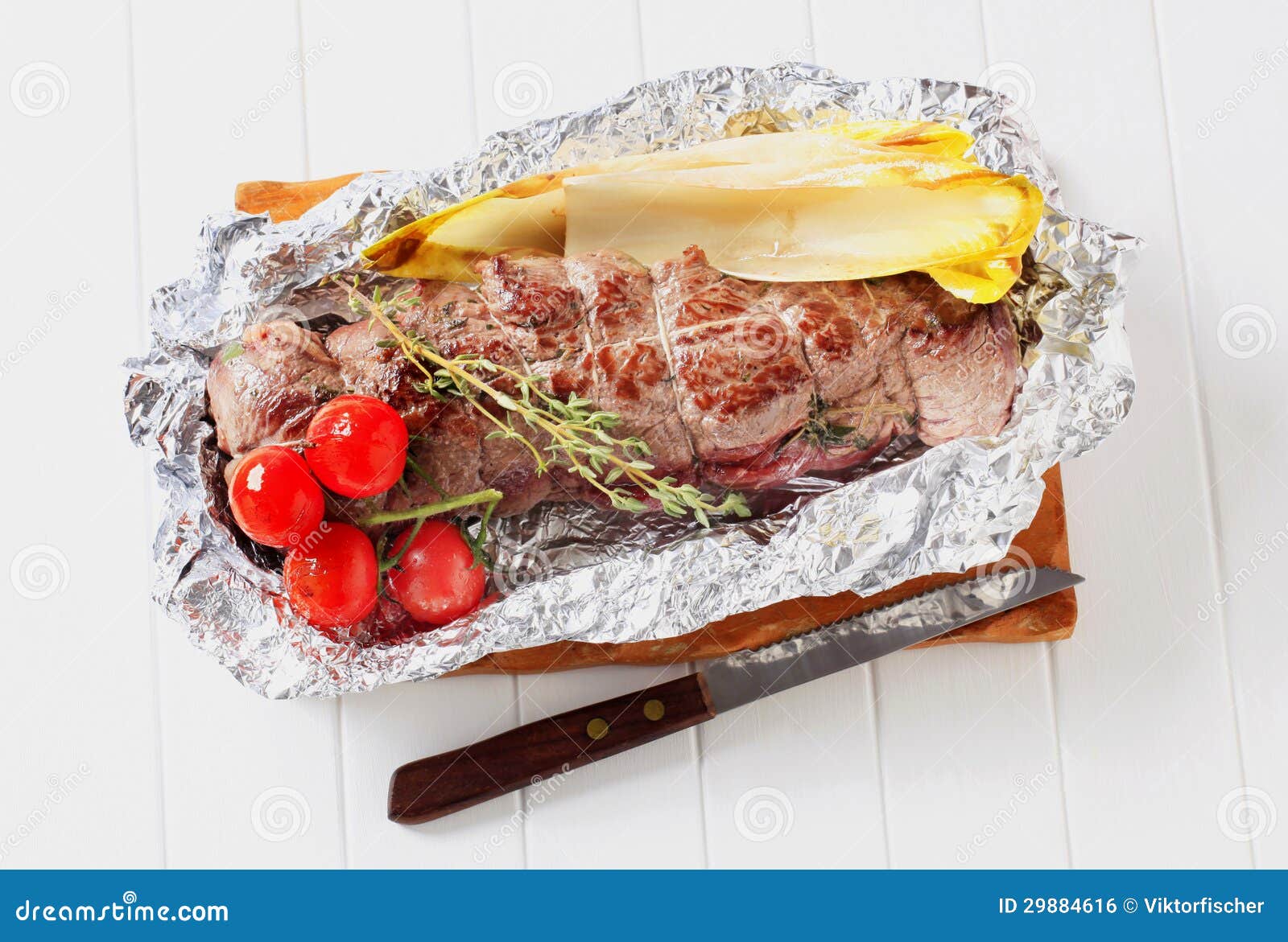 Stuffed Beef Ham Stock Image | CartoonDealer.com #61844773