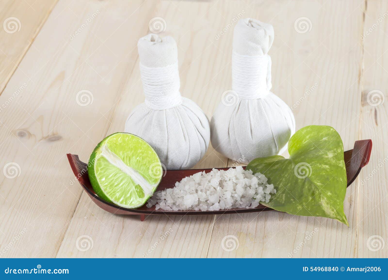 Herbal Ball Spa and Wellness Stock Photo - Image of flower, relax: 54968840