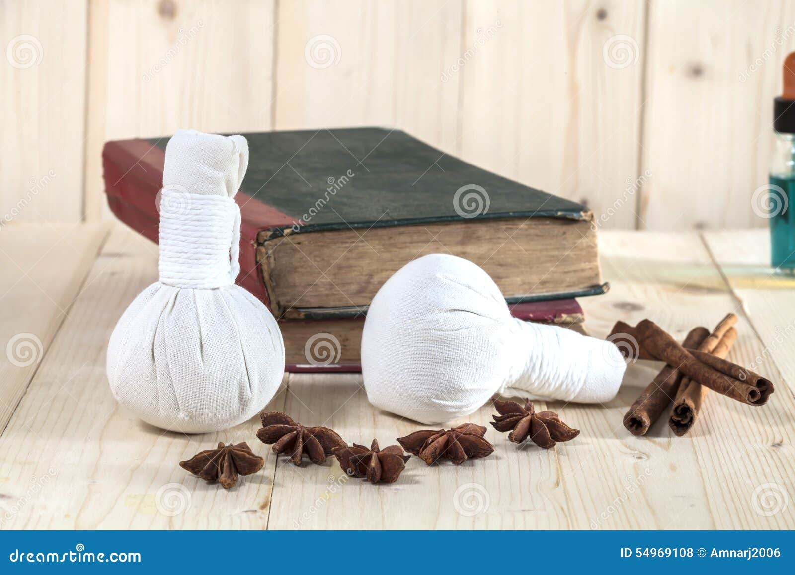 Herbal Ball Spa and Wellness Stock Photo - Image of manicure, healthy ...