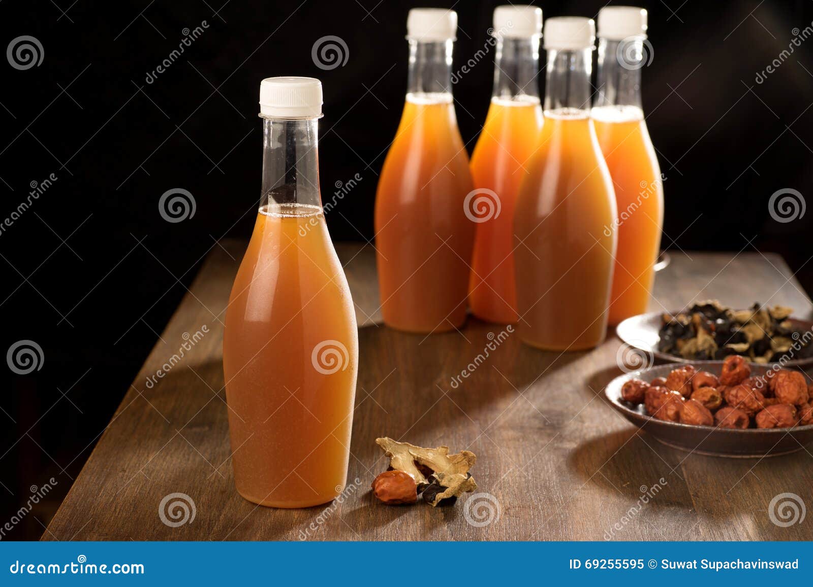 Herbal Decoction in Clear Bottle Stock Image - Image of fragrance ...