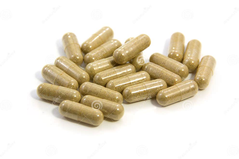 Herbal drug capsule stock image. Image of capsule, clinics - 27230899