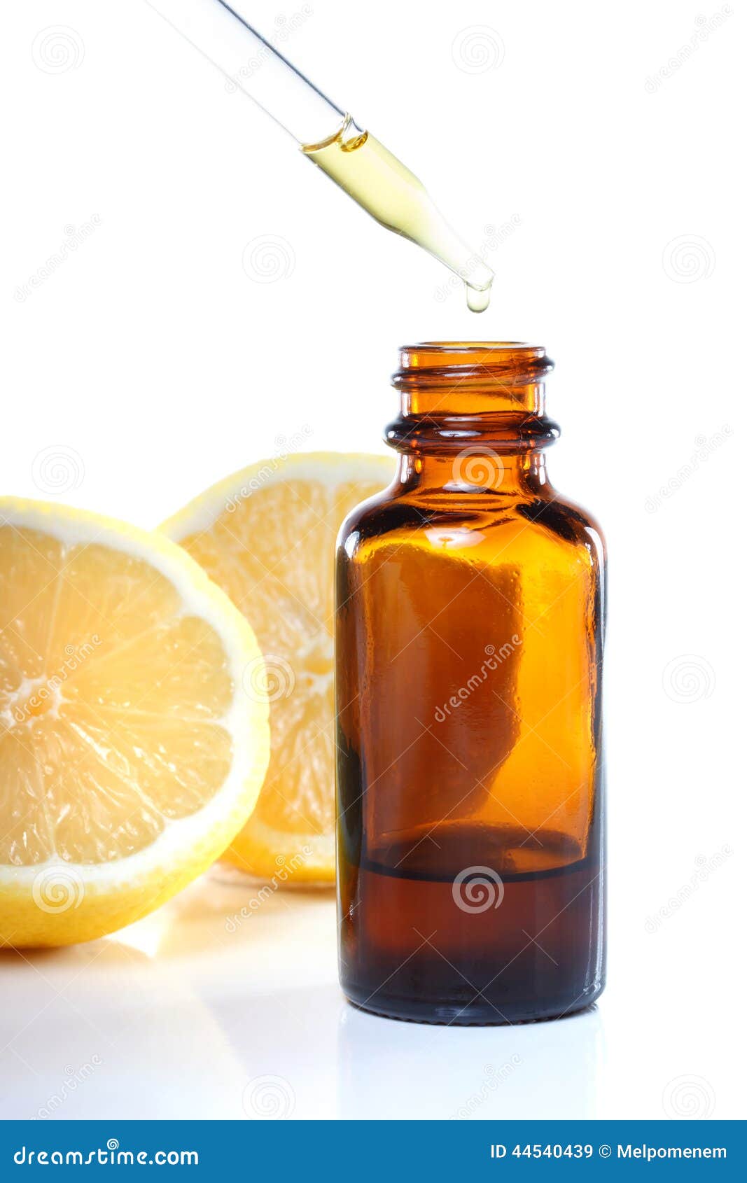 Herbal Medicine Dropper Bottle with Lemons Stock Image - Image of aroma ...