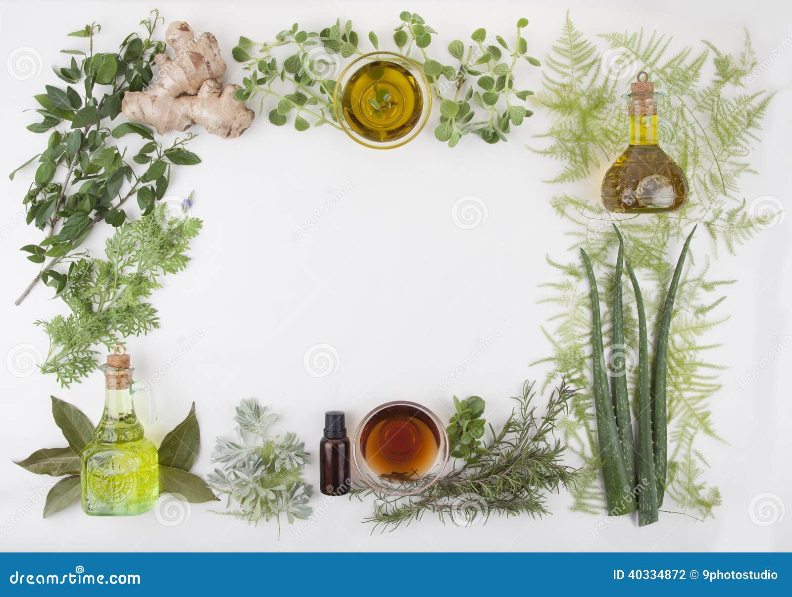 The Herbal Natural Background Stock Photo - Image: 40334872