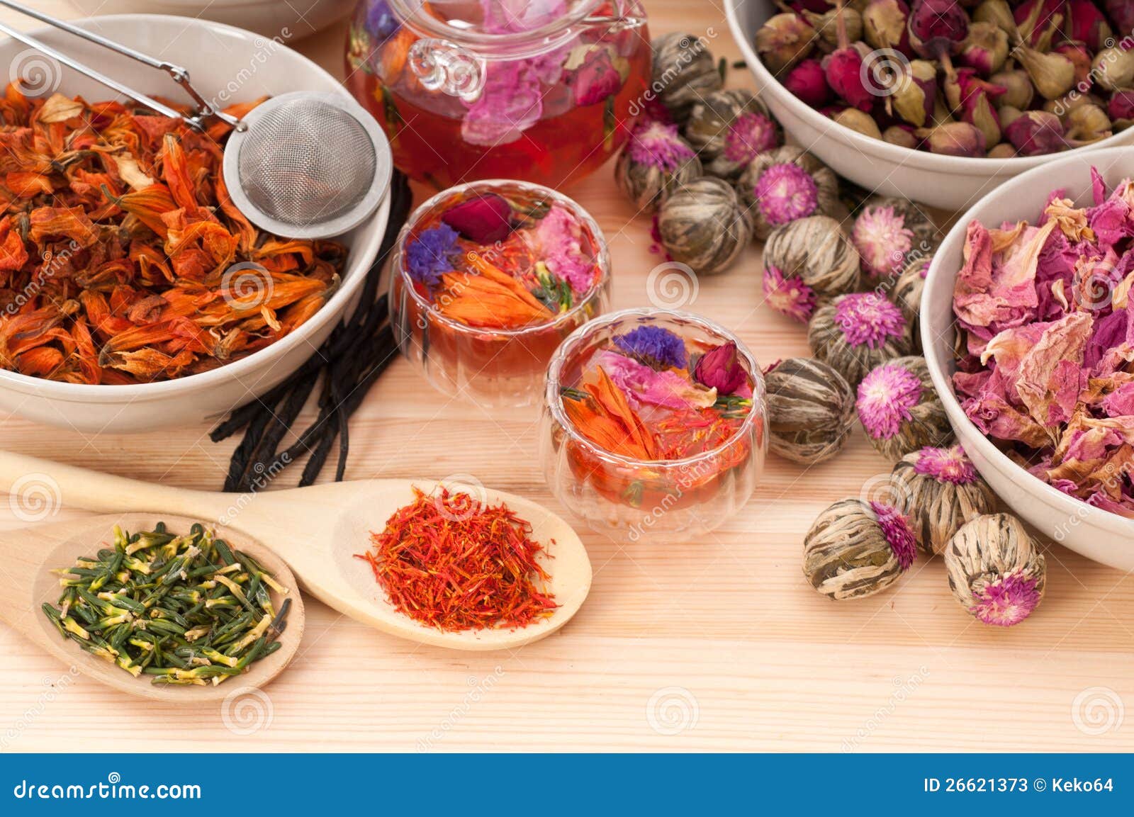 Herbal natural floral tea stock image. Image of ball - 26621373