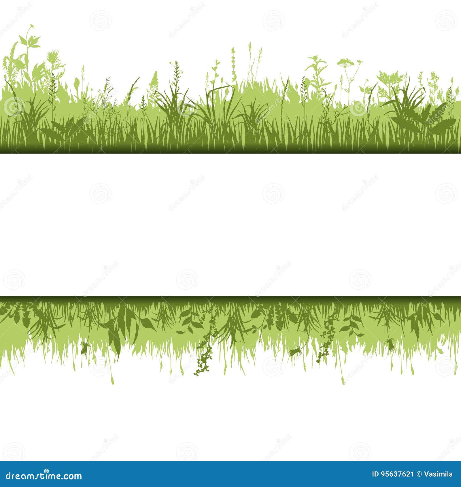 Herbal Silhouette Background Stock Vector - Illustration of abstract ...