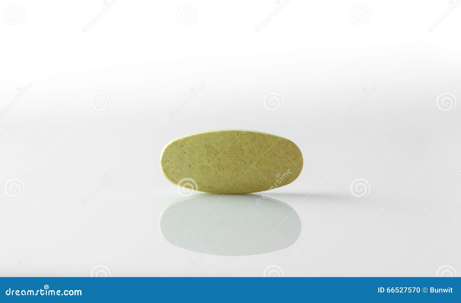 Herbal Tablets , Medicine on White Background Stock Photo - Image of ...