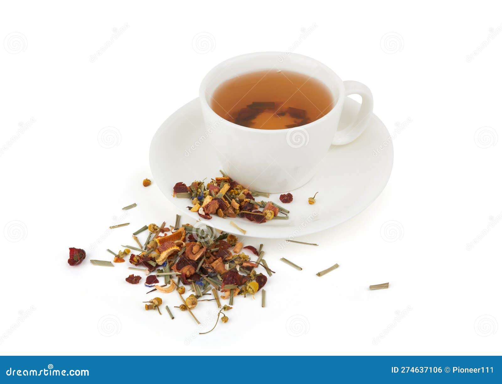 Herbal tea with berries stock photo. Image of flavor - 274637106
