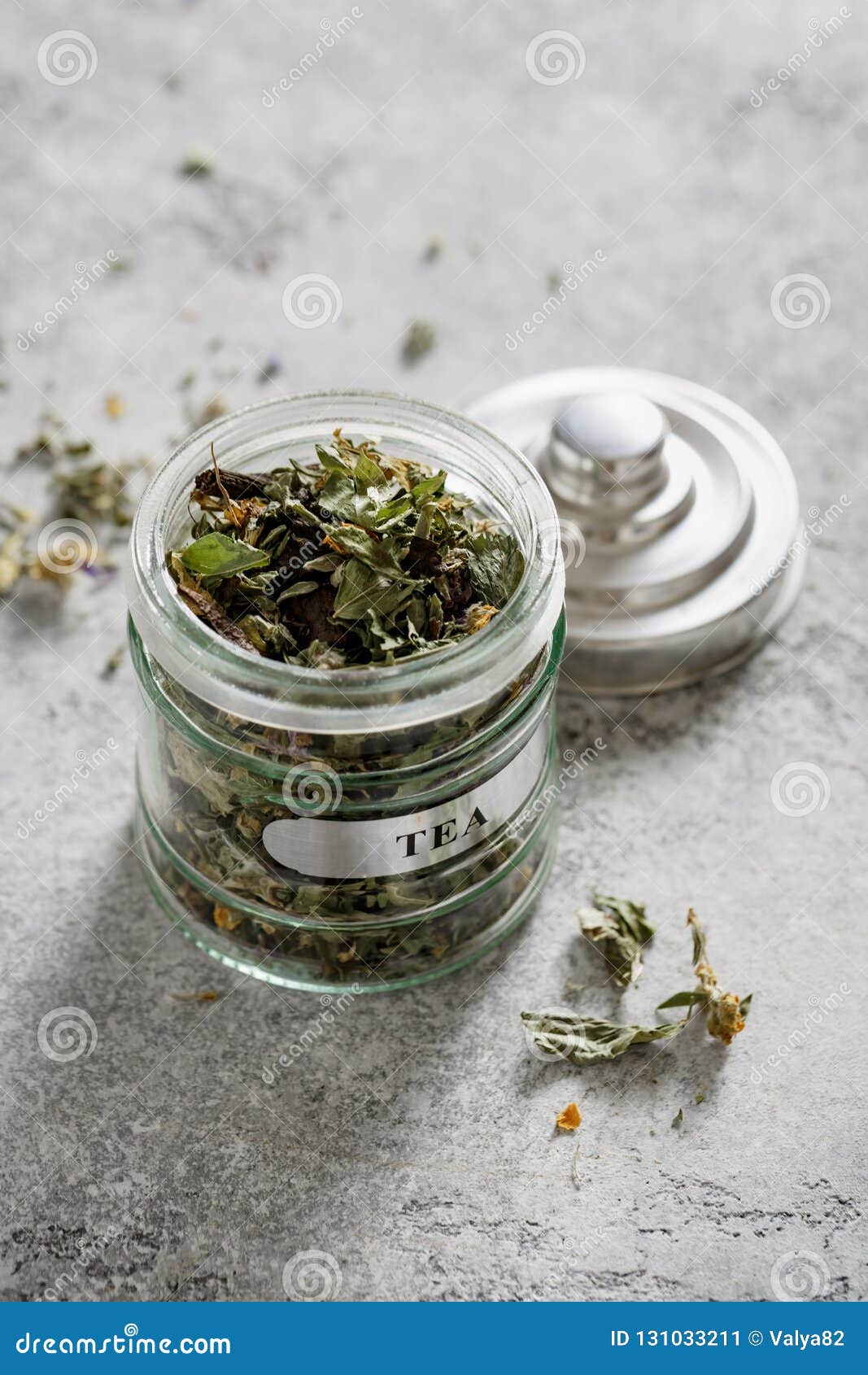 Herbal Tea in ja stock image. Image of leaf, antioxidant - 131033211