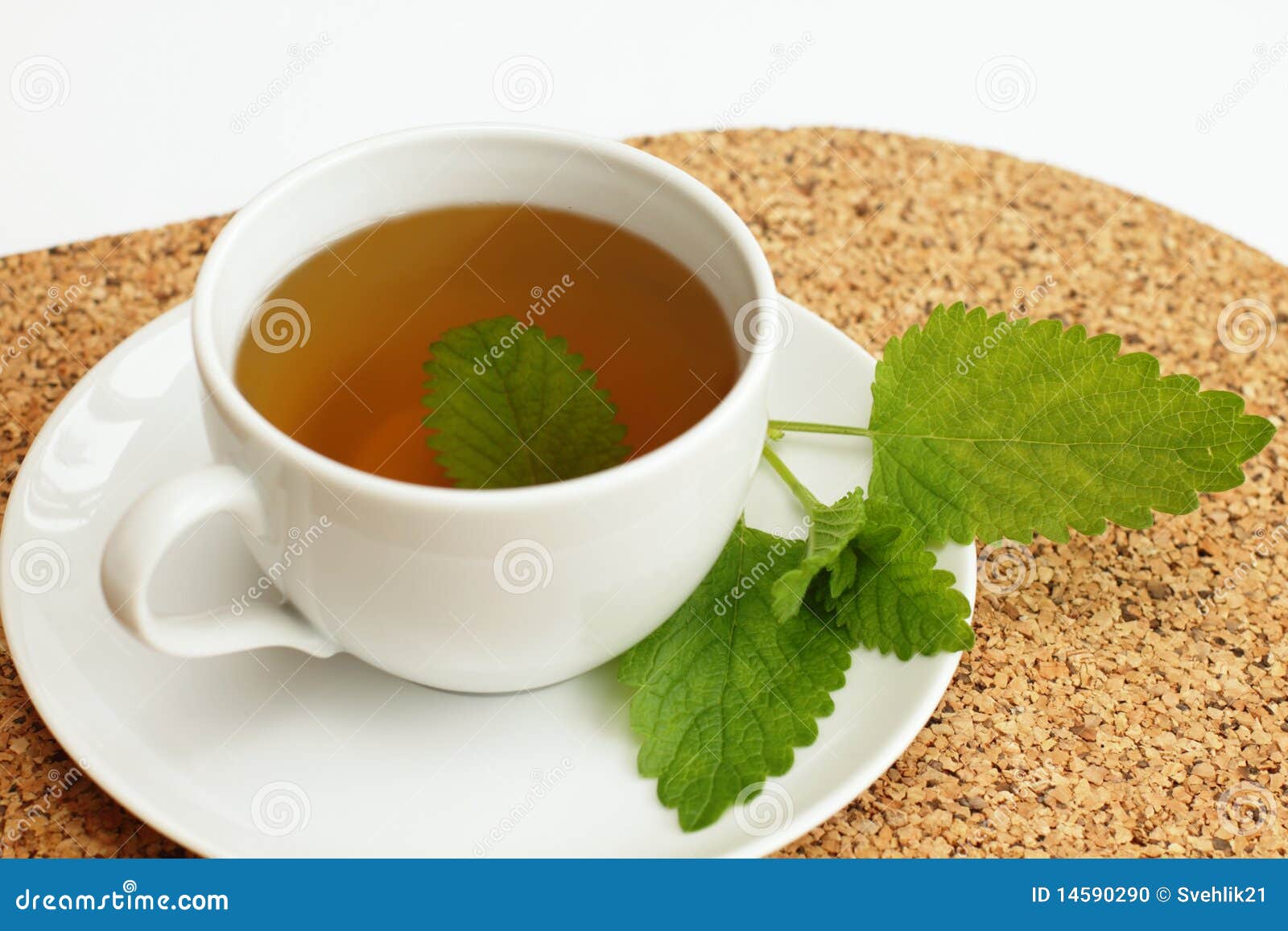 Herbal Tea with Lemon Balm / Melissa Officinalis/ Stock Photo - Image ...