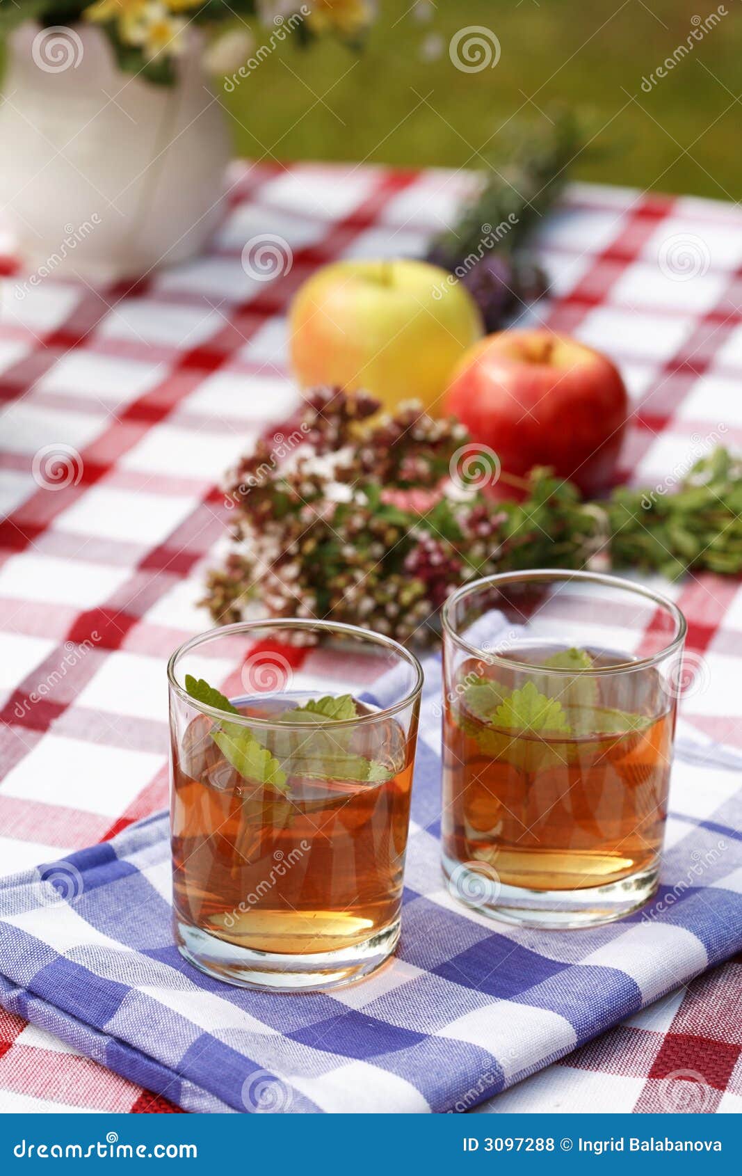 Herbal Tea - Outdoor Dining Stock Photo - Image of refresh, drinking ...