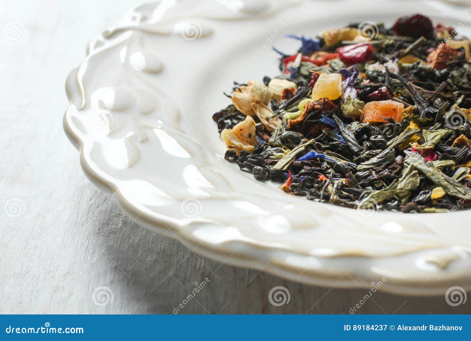 Herbal tea in a plate stock image. Image of traditional - 89184237