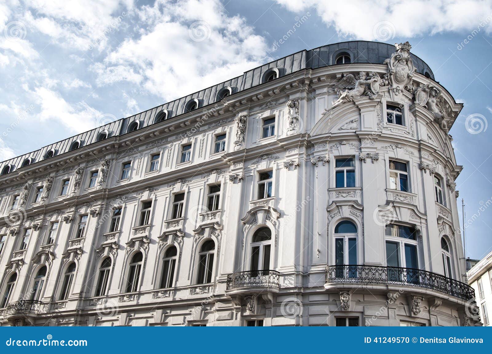 Herberstein Building, Vienna, Austria Stock Photo - Image of ...