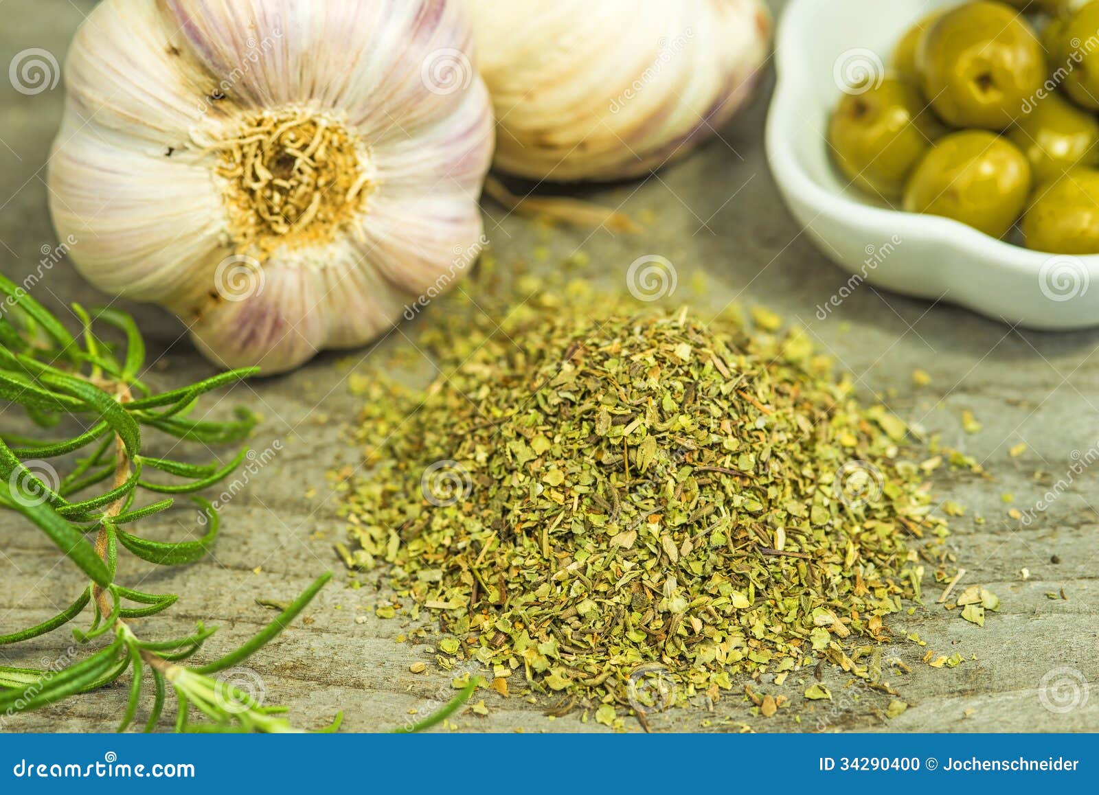 Herbs of Provence stock photo. Image of still, odor, herbs - 34290400