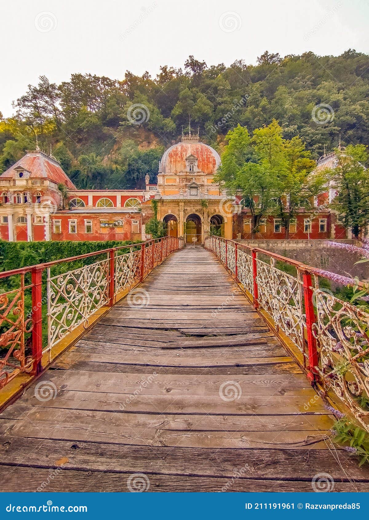 Herculane Spa stock image. Image of romania, aqua, herculane - 211191961