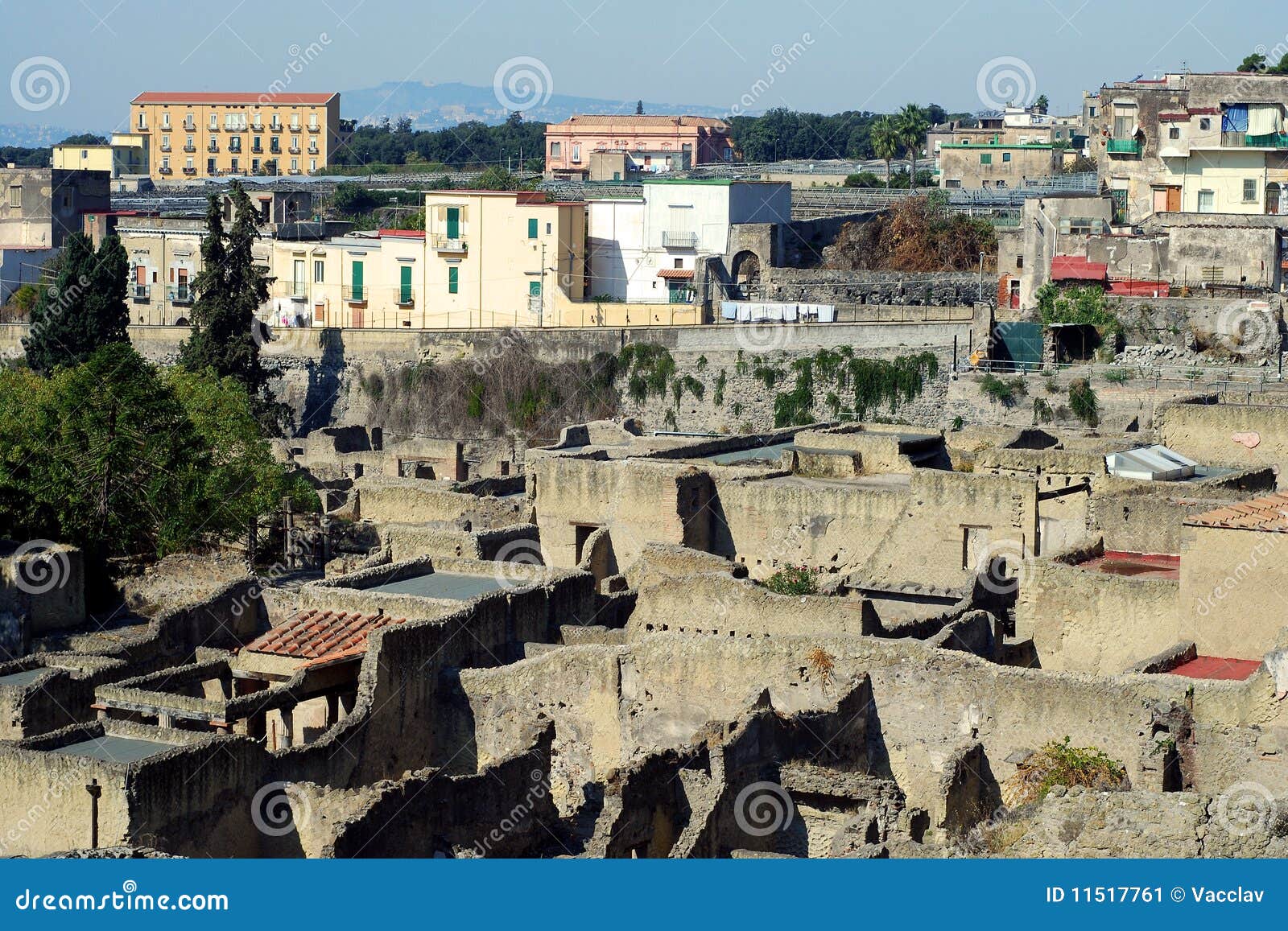 Herculaneum in Ercolano stock image. Image of obsolete - 11517761