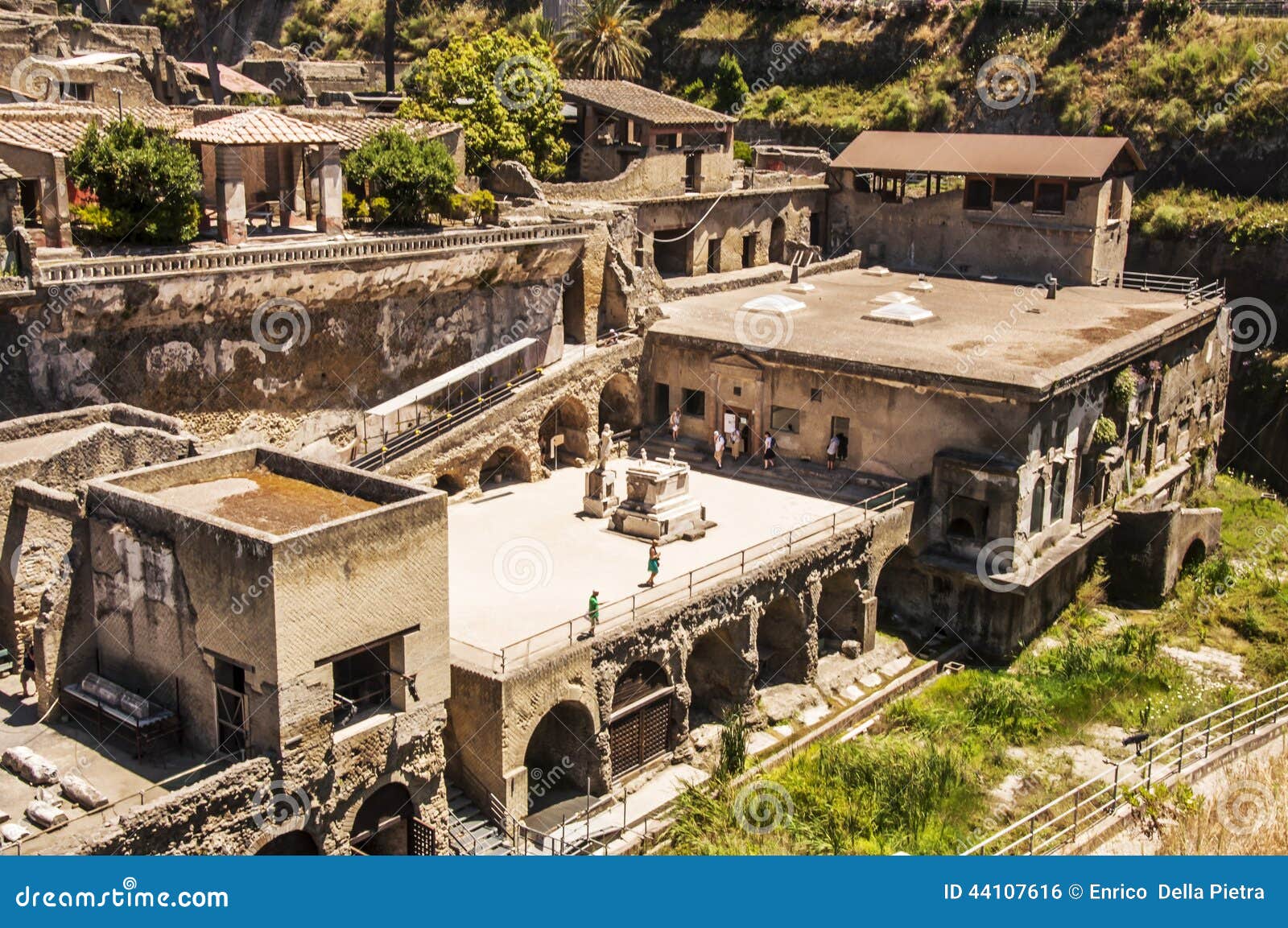 Herculaneum stock photo. Image of tourism, ruins, archaeological - 44107616