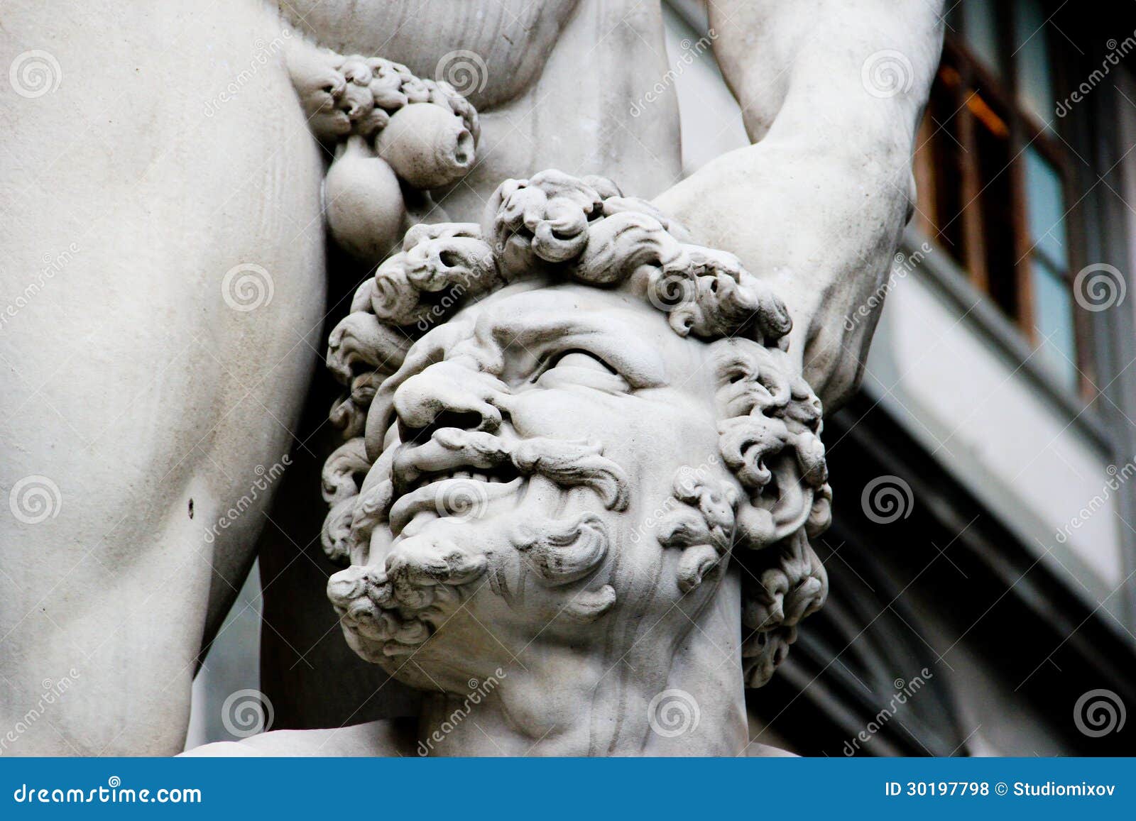 Close Up of Hercule and Cacus, Florence, Italy Stock Photo - Image of ...