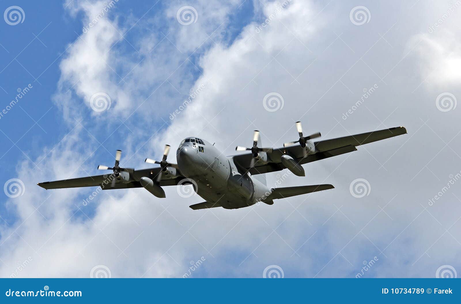 Hercules stock image. Image of aeroplane, airborne, plane - 10734789