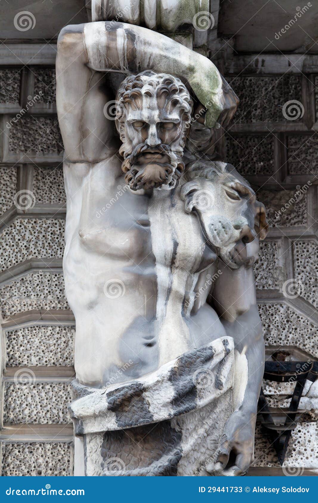 Statue Hercules Killing The Eagle And Freeing Prometheus By Josef Lax ...