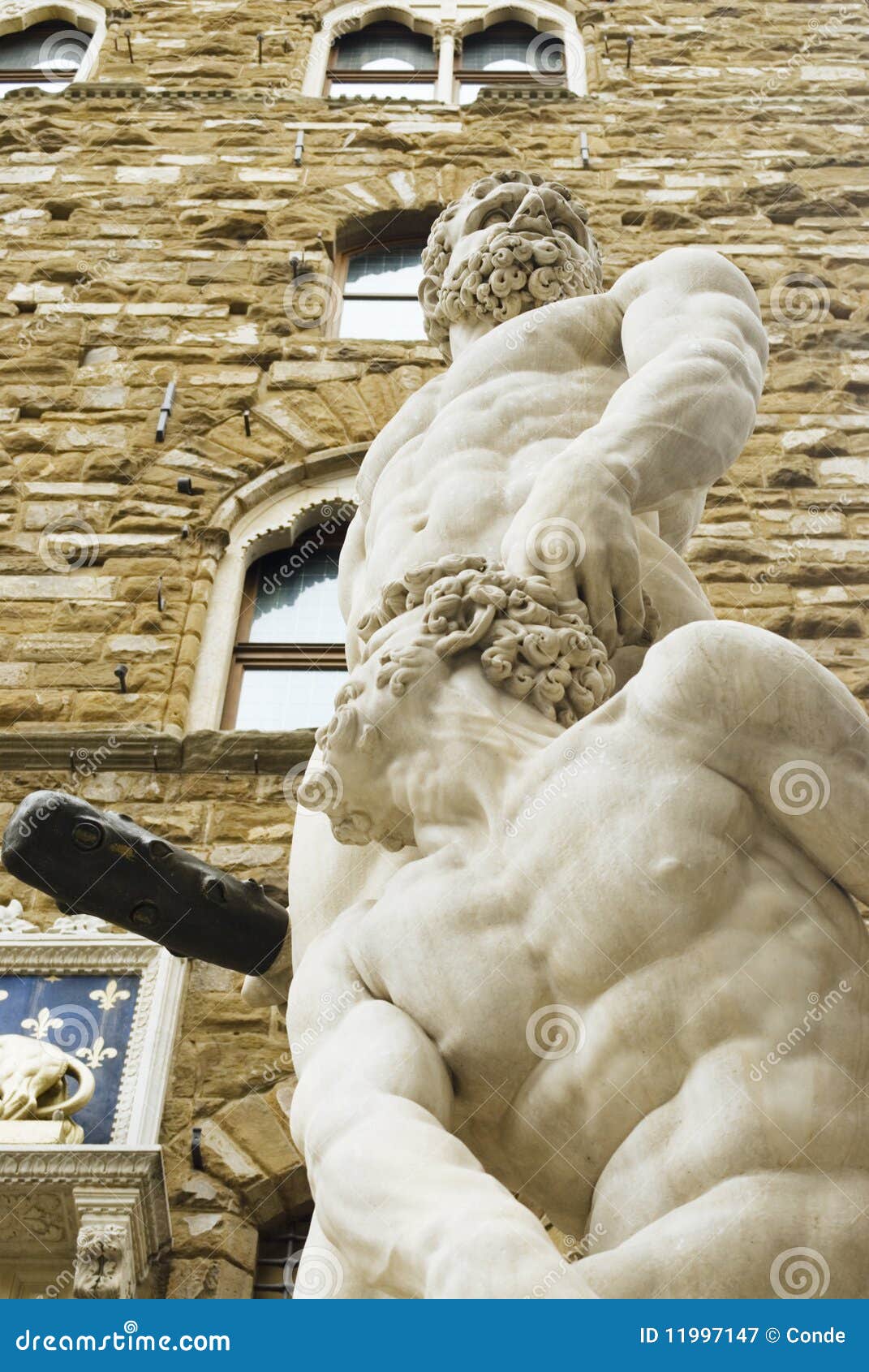Hercules and Cacus Sculpture Stock Image - Image of michelangelo ...