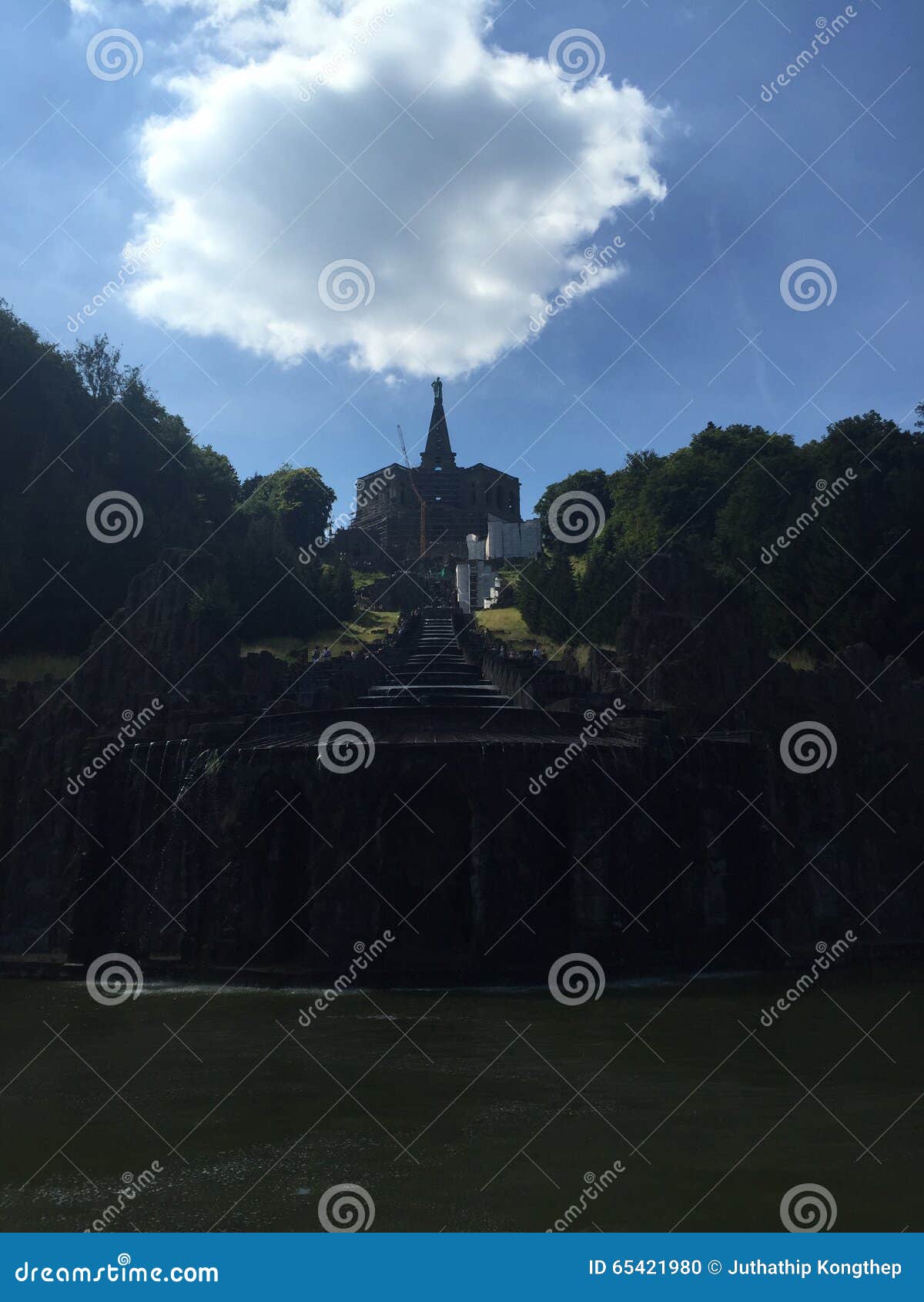 Hercules Castel, Cassel Germany Stock Photo - Image of highland ...