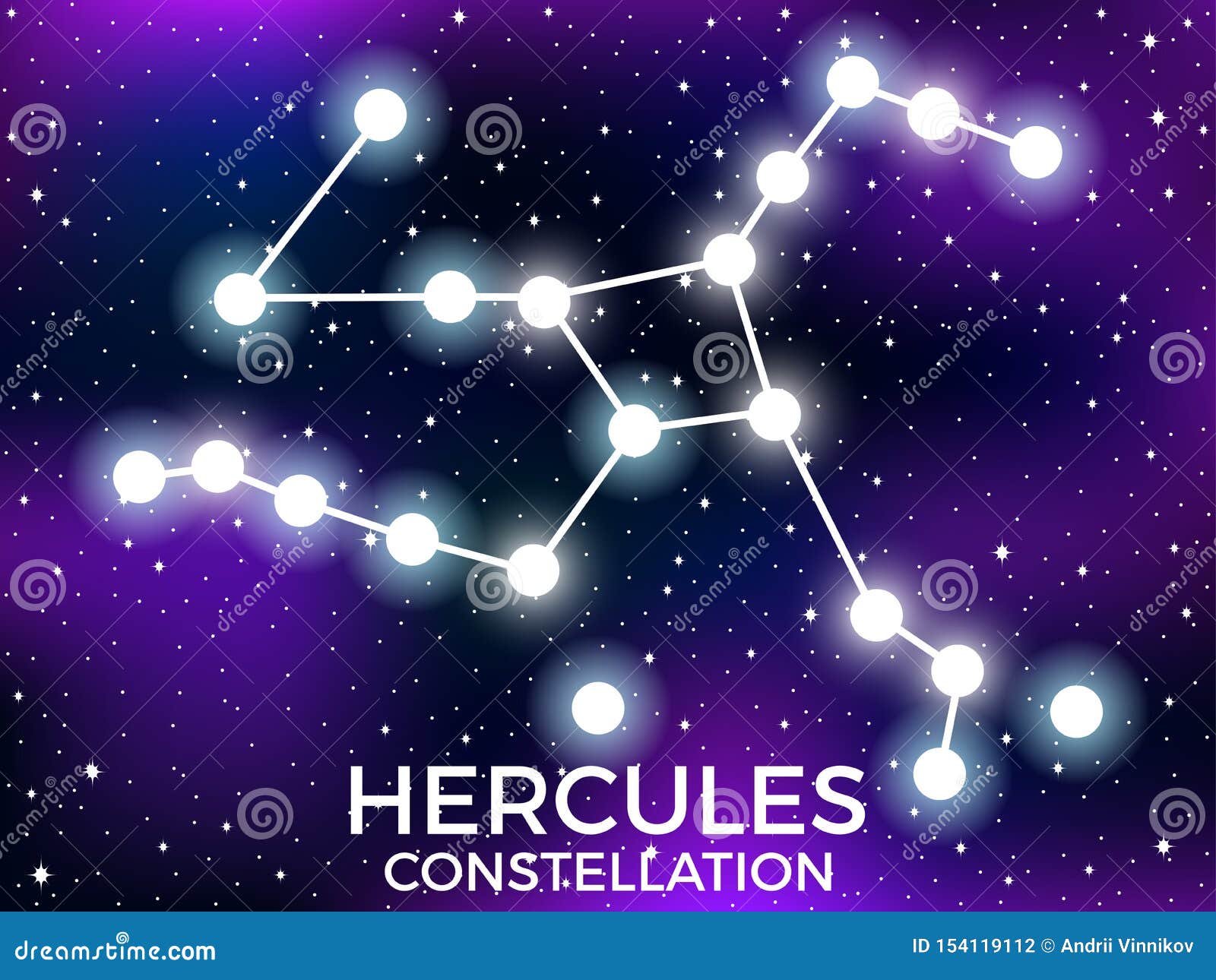 Hercules Constellation Main Stars