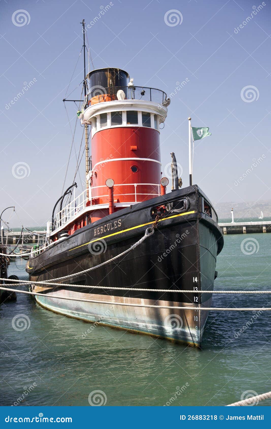 Hercules de Sleepboot stock foto. Image of marine, overzees - 26883218