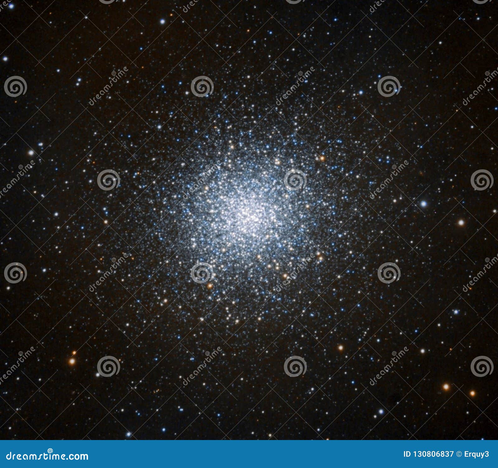 Hercules Great Cluster Stars Stock Image - Image of narrow, nebula ...