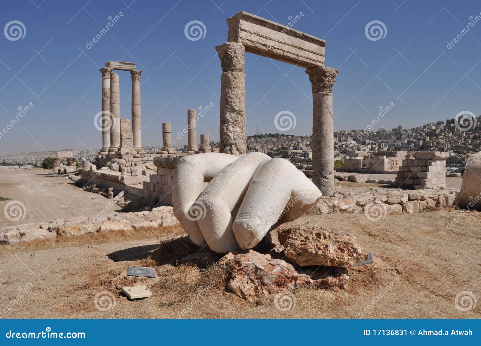 Hercules Hand stock image. Image of byzantine, pillars - 17136831