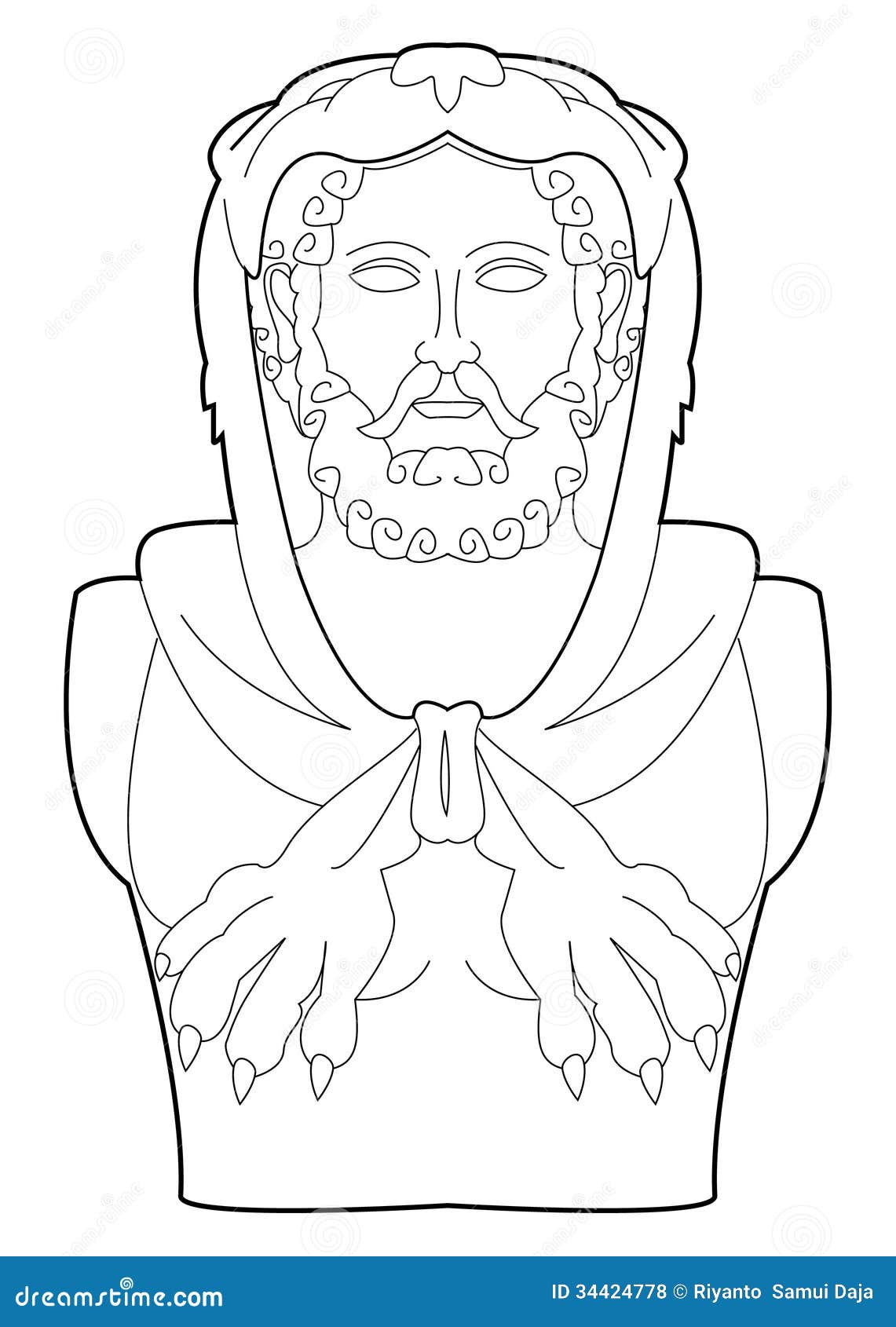 Hercules stock vector. Illustration of italy, culture - 34424778