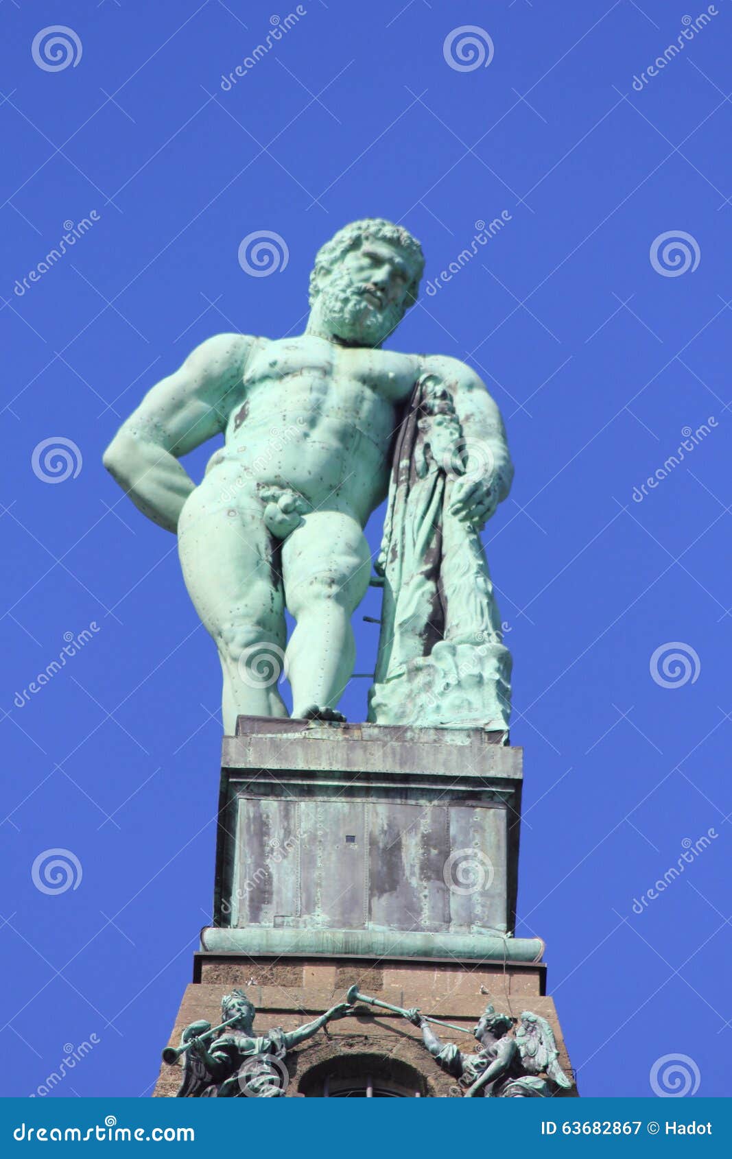 Hercules statue stock image. Image of bergpark, statue - 63682867