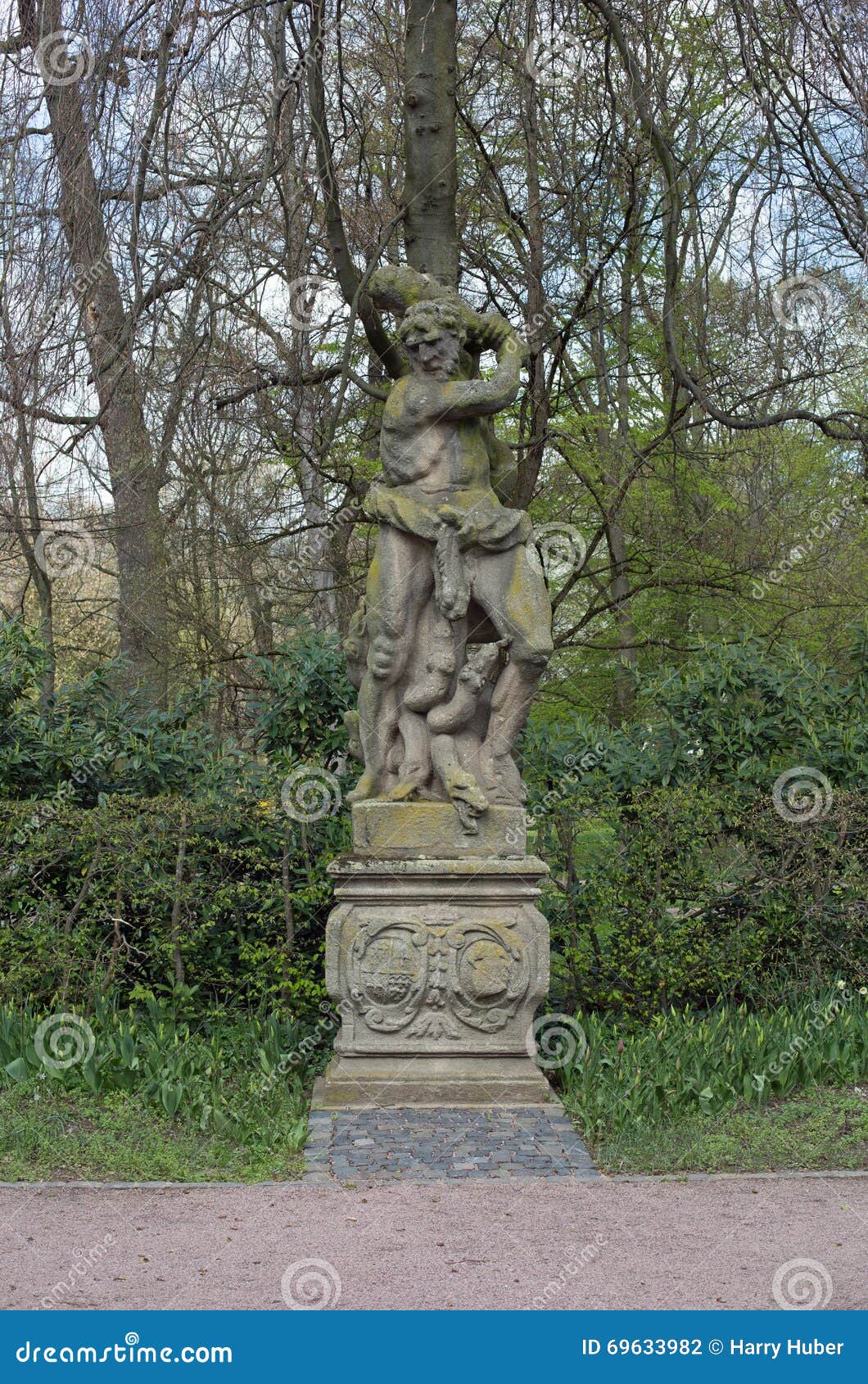 Hercules statue stock photo. Image of public, germany - 69633982