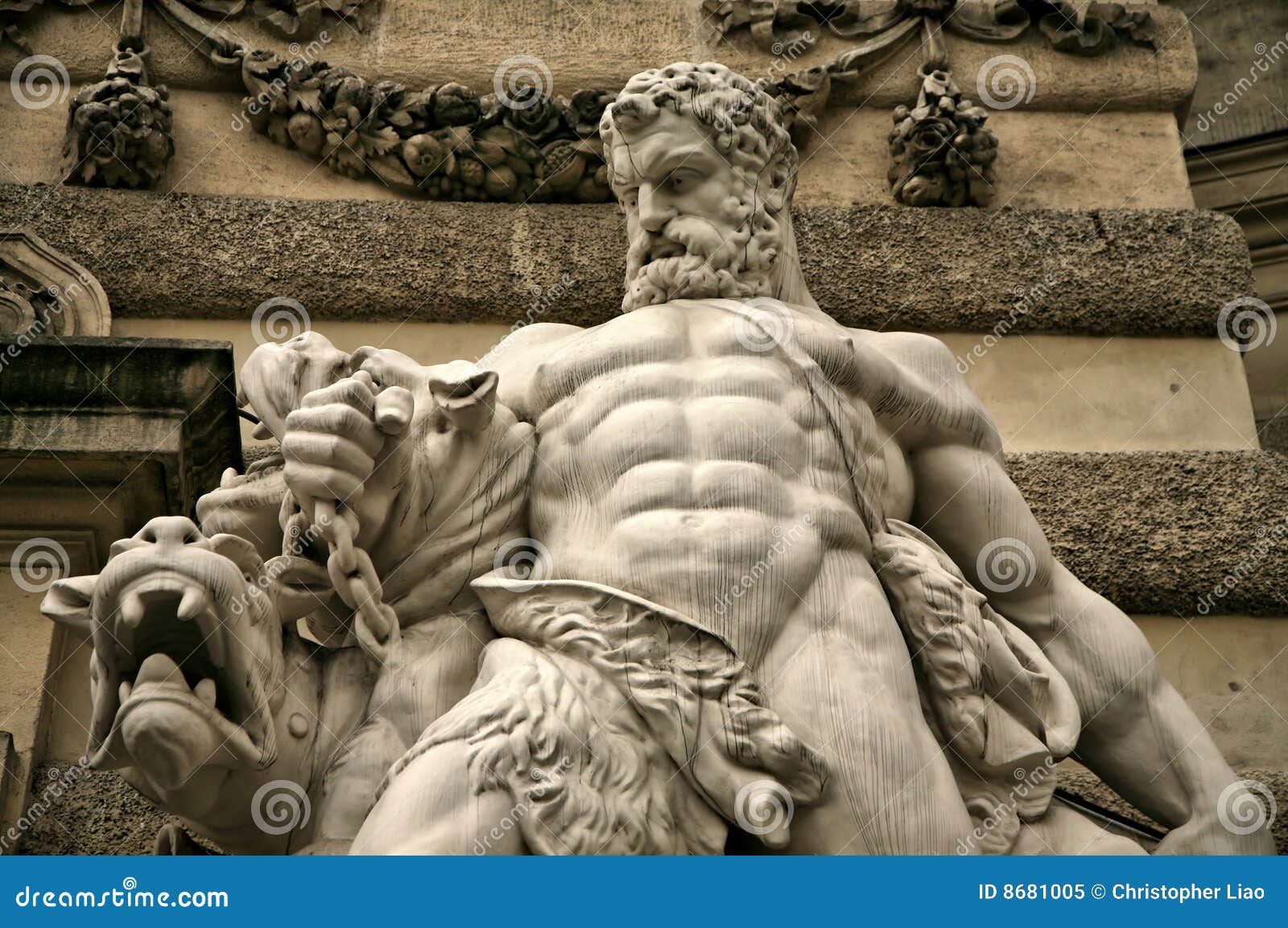 Statue Hercules Killing The Eagle And Freeing Prometheus By Josef Lax ...