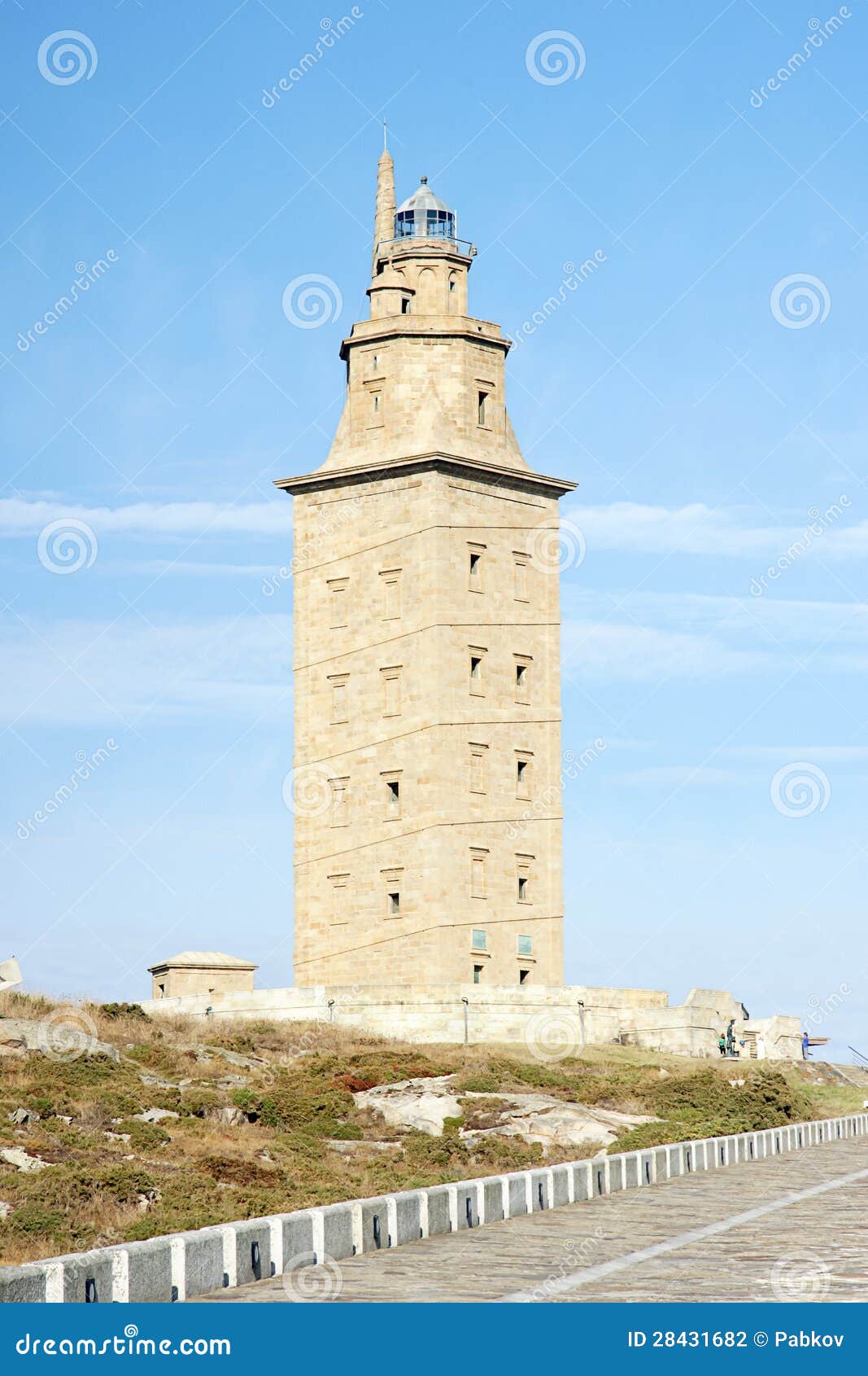 Hercules Tower stock photo. Image of cliff, rock, lovely - 28431682
