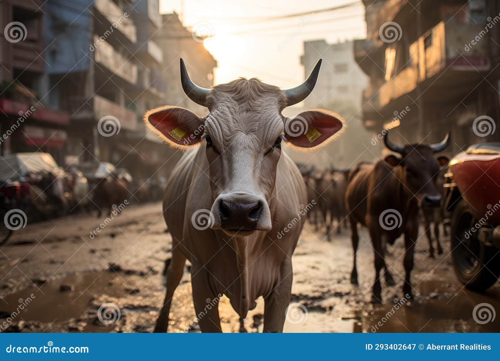 Moo Cows Walking Royalty-Free Cartoon | CartoonDealer.com #305987525