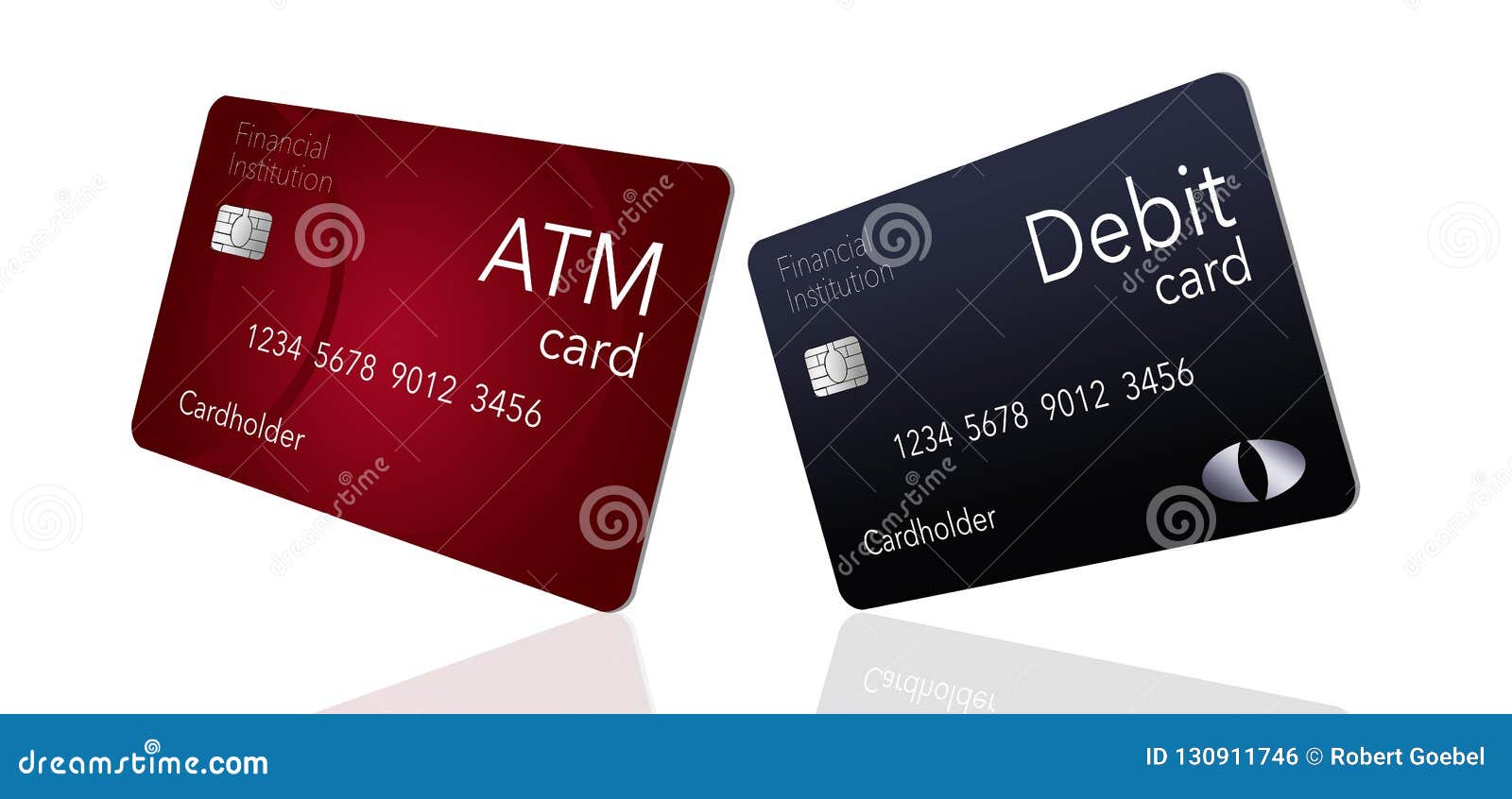 Here is an ATM Card Which is Shown with a Debit Card Which is Often ...