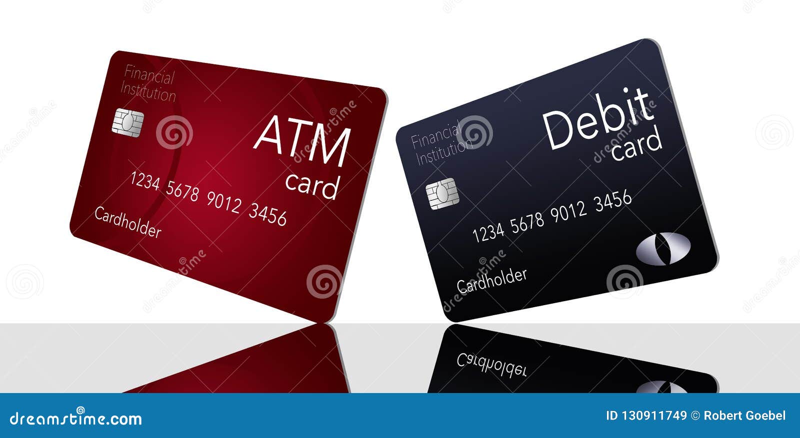 Here is an ATM Card Which is Shown with a Debit Card Which is Often ...