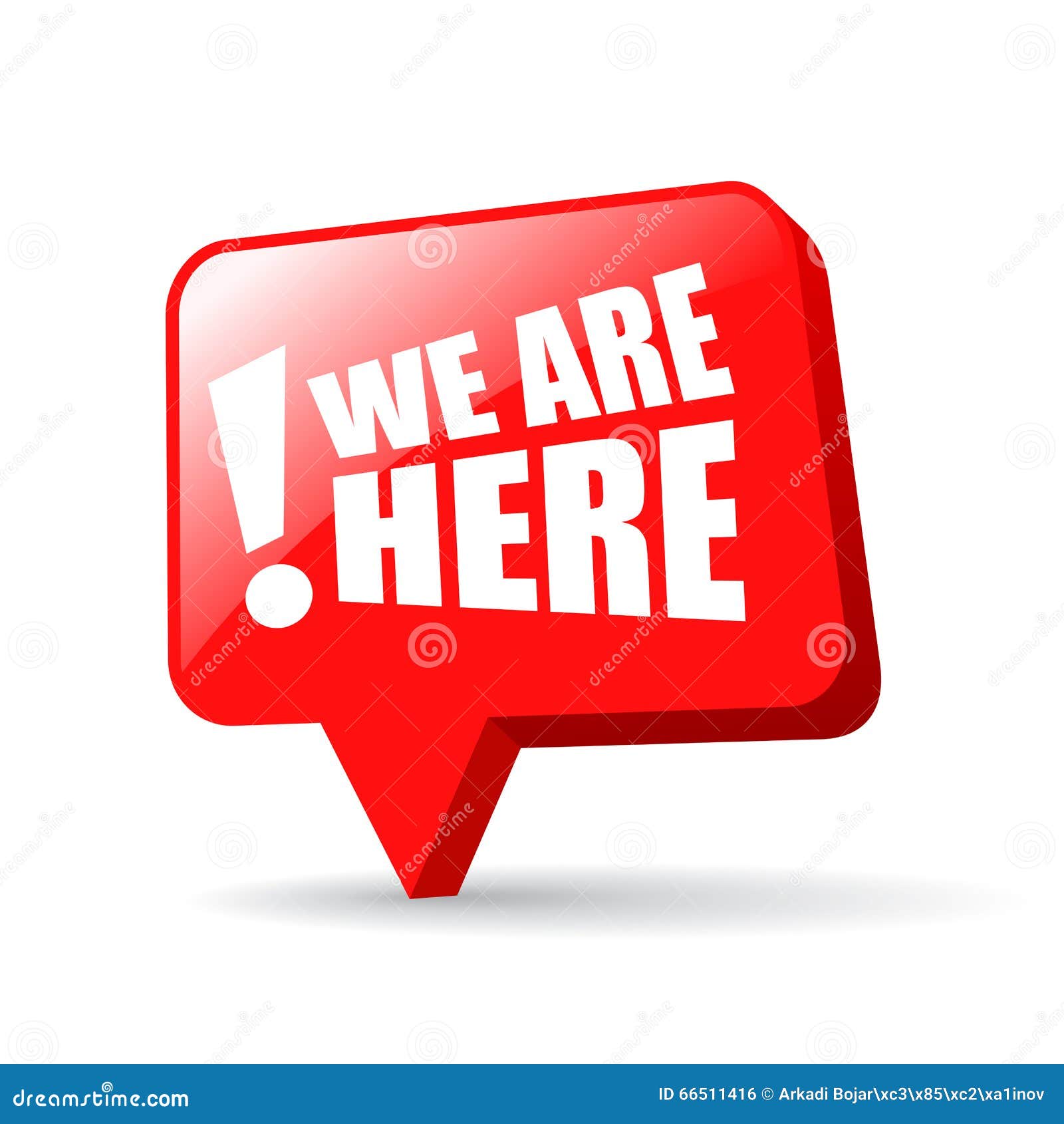 We are here bubble stock vector. Illustration of geographic - 66511416