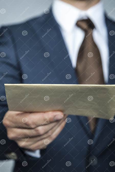 Here envelope for you stock image. Image of mafia, concepts - 45427921