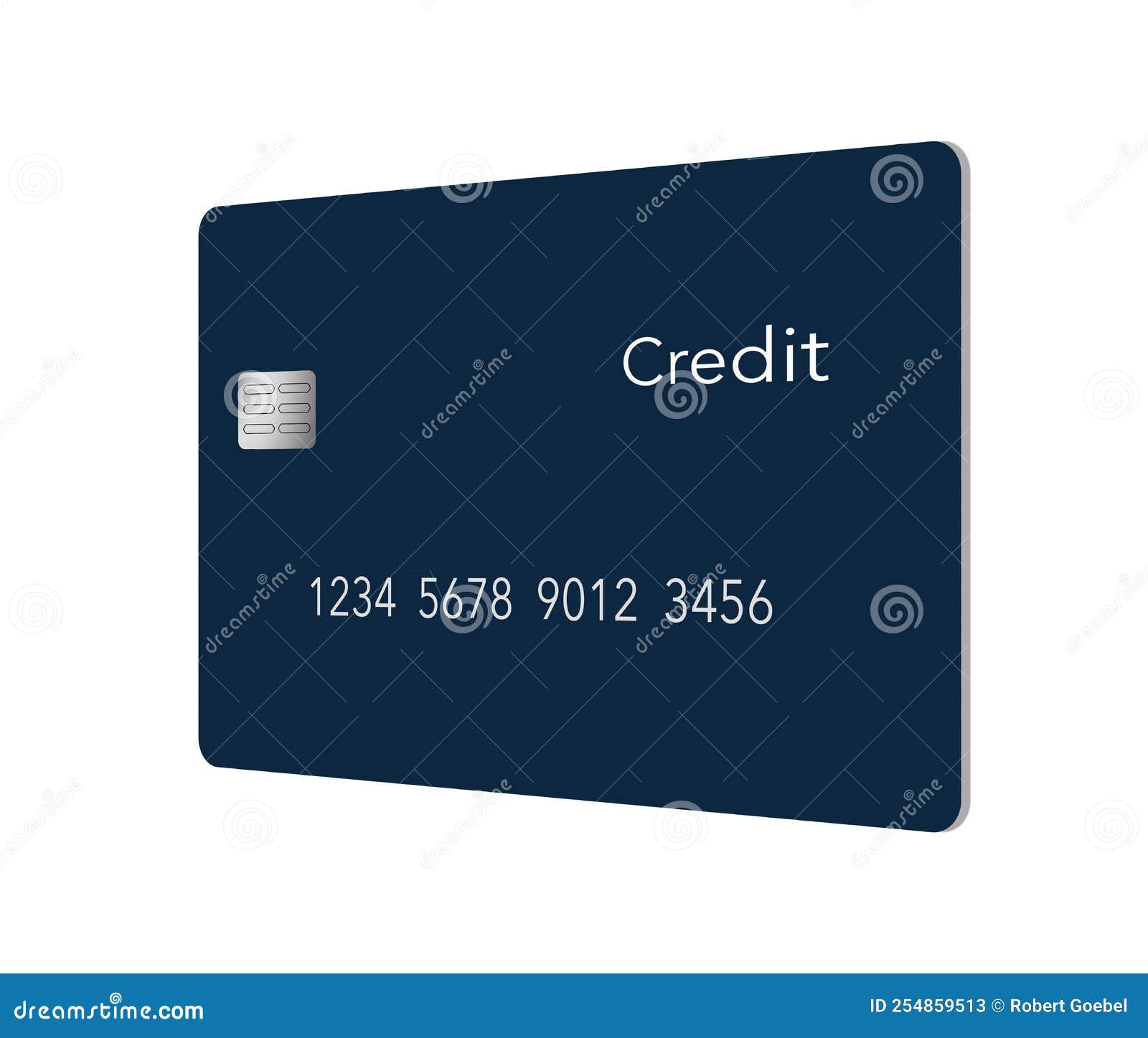 Here is a Generic Mock Credit Card with a Modern Design Stock ...