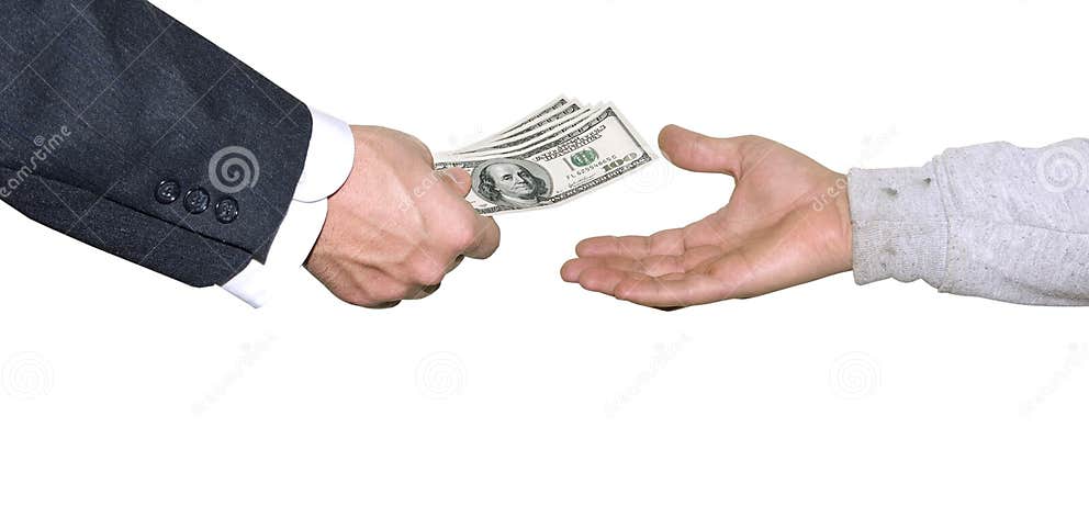 Here, have some of mine stock image. Image of rich, payment - 2513043