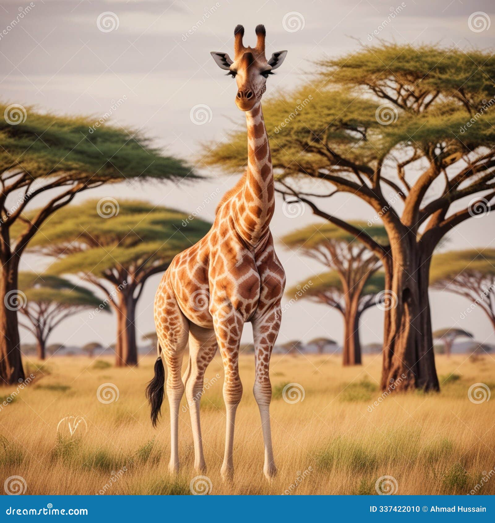 Giraffe Clipart Multicolored And Black And White. Beautiful Clip Art ...