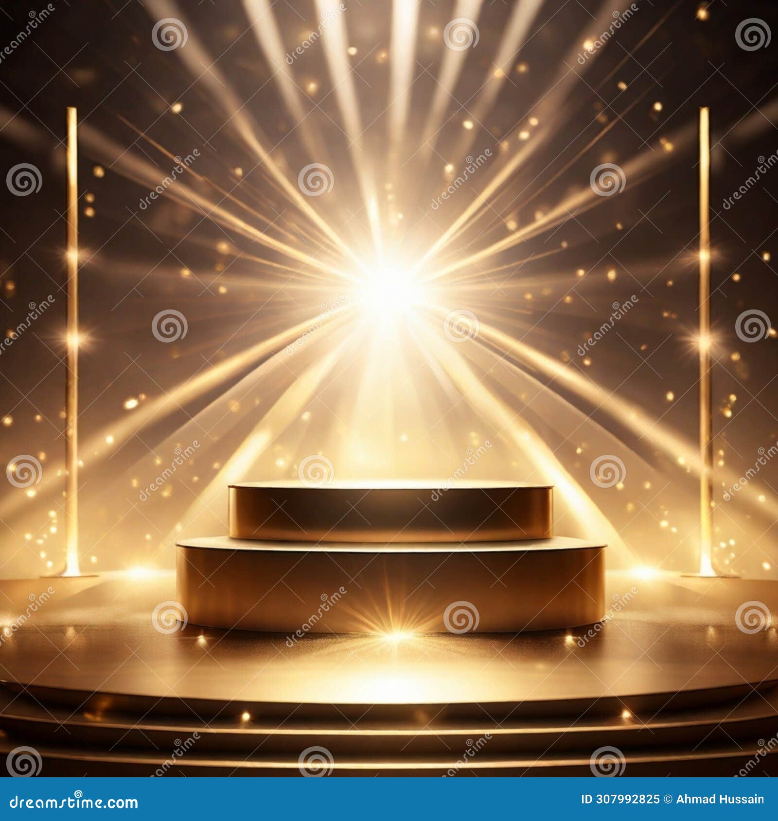Light on Stage stock illustration. Illustration of evening - 307992825
