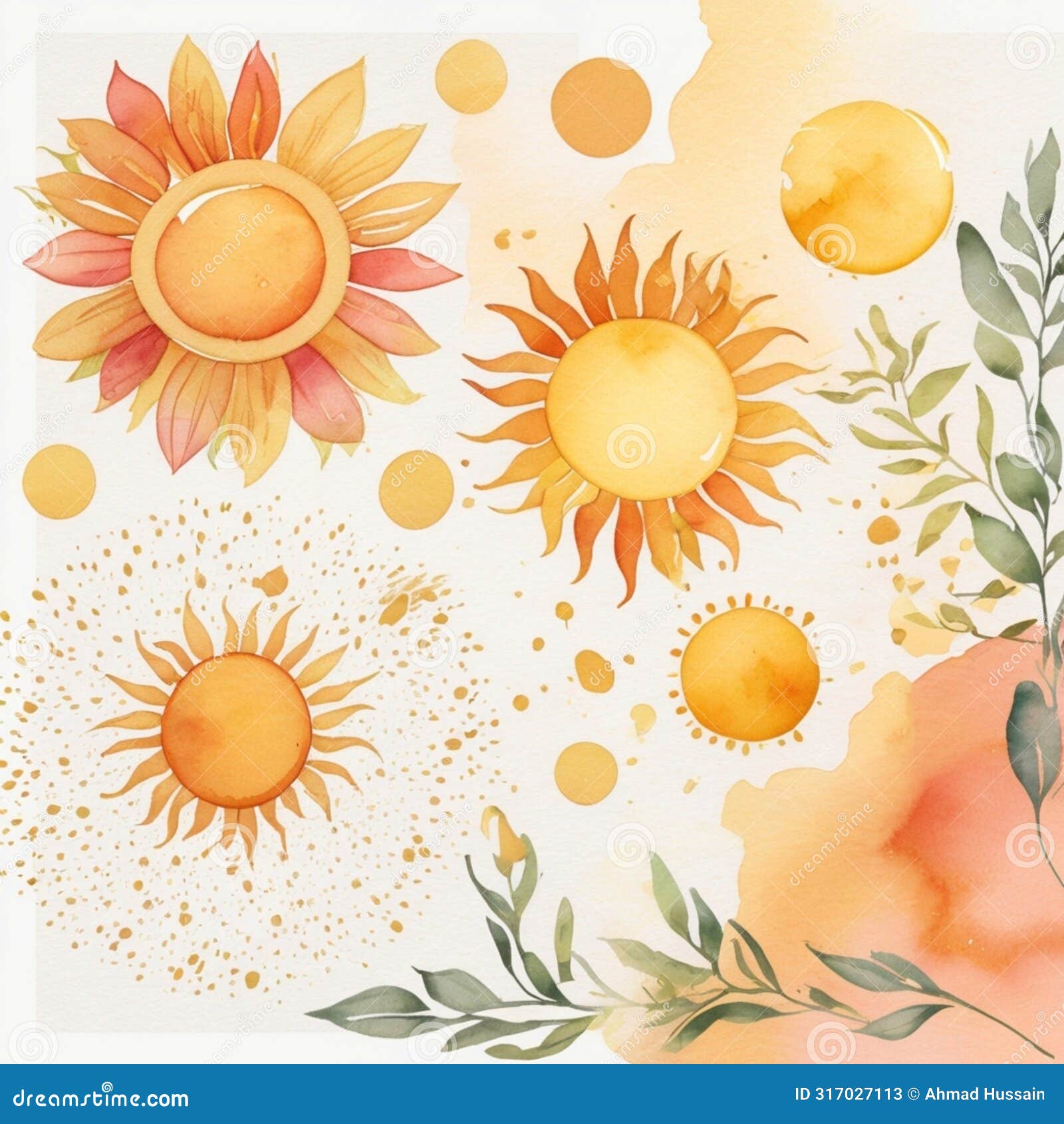 Sun Clipart stock illustration. Illustration of flower - 317027113