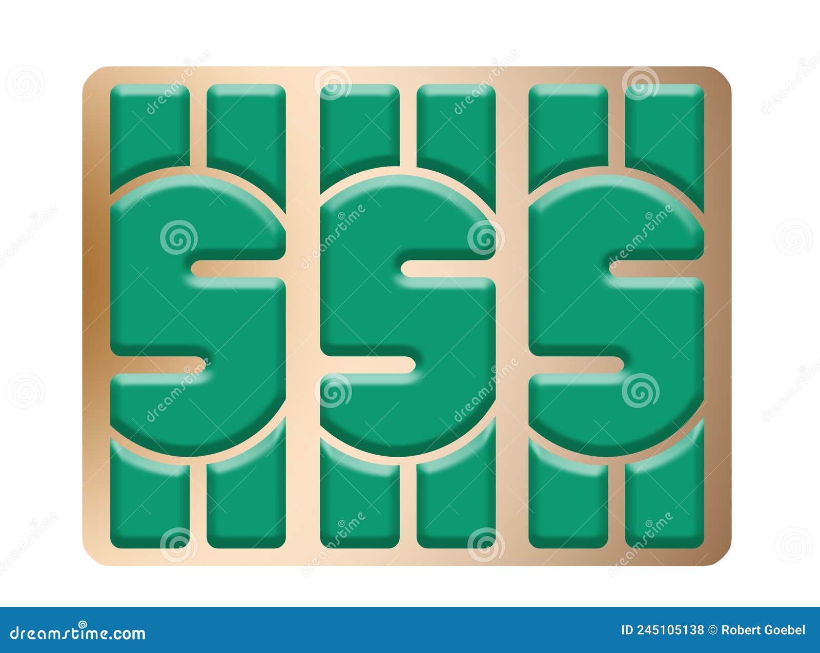 Here is a Logo Design that Features the US Dollar Sign Stock ...