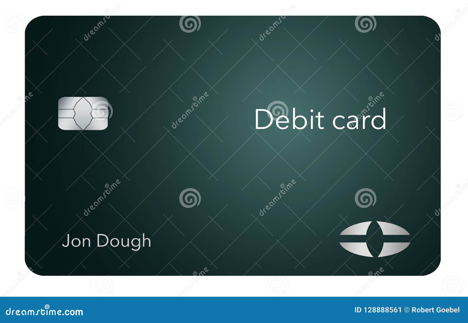 Here is a Modern and Stylish Bank Debit Card. it is an Illustration and ...