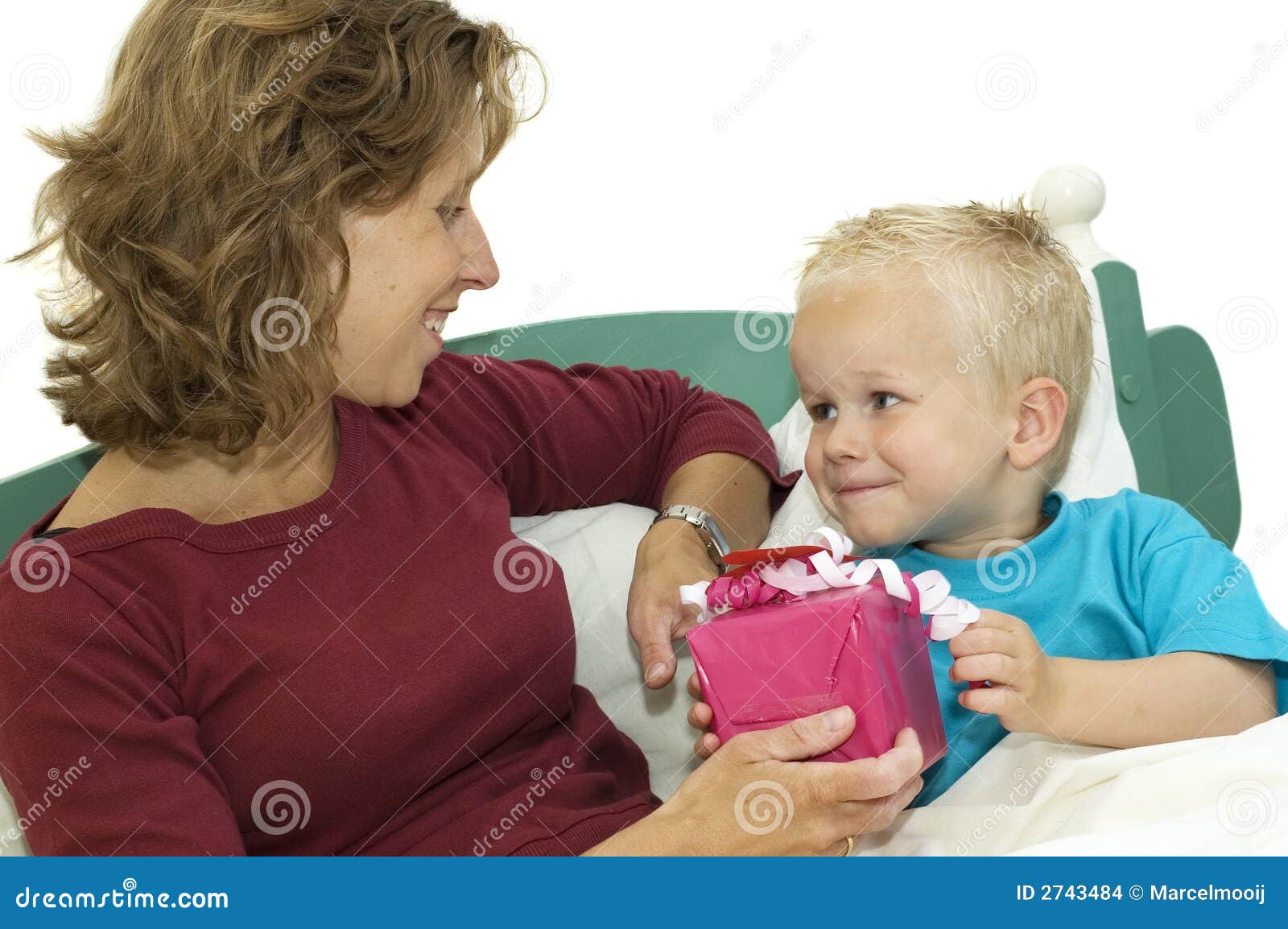 Here is My Present -2 stock photo. Image of child, mommy - 2743484