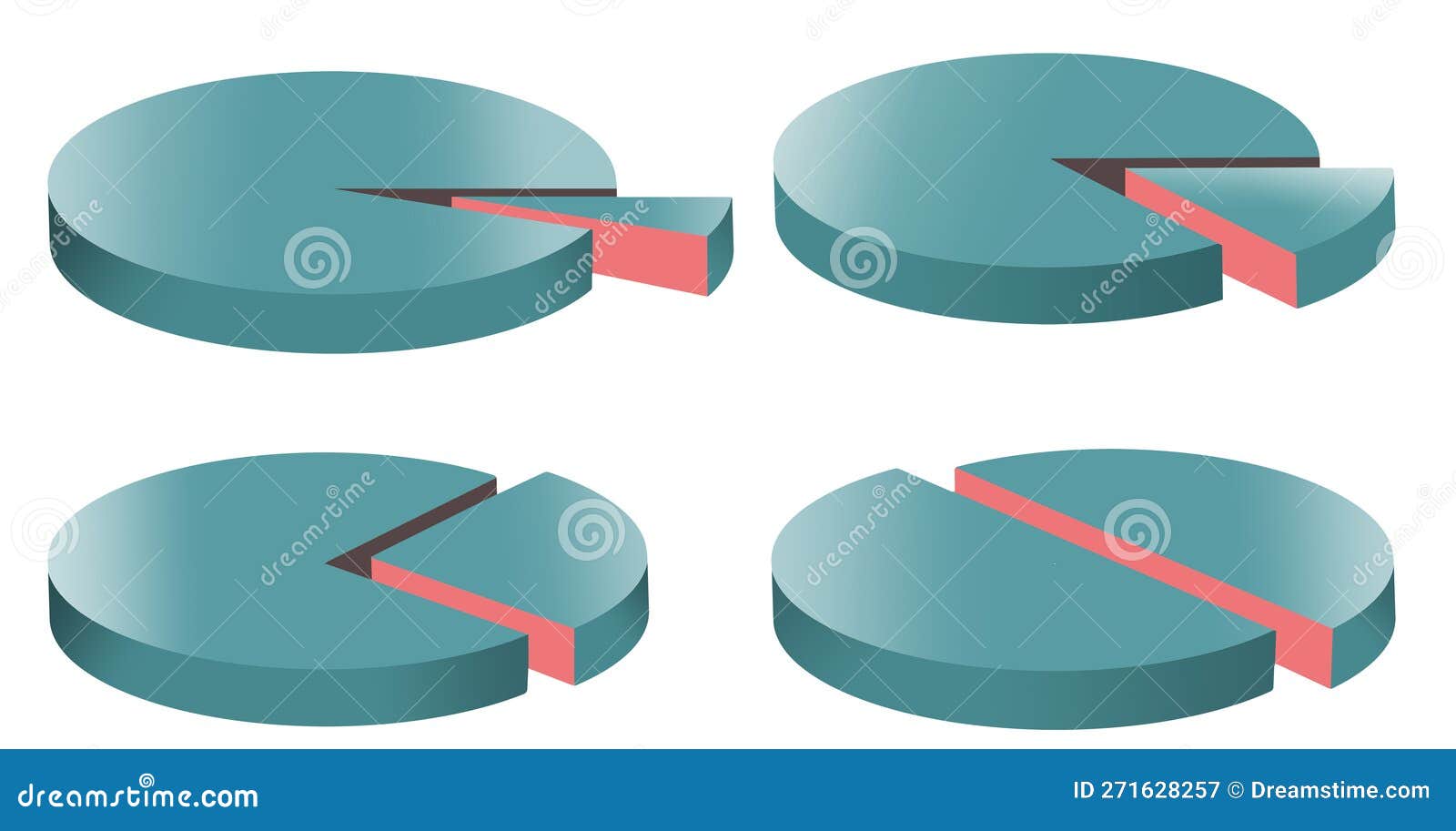 D Pie Charts Infographic Stock Illustrations – 6 D Pie Charts ...