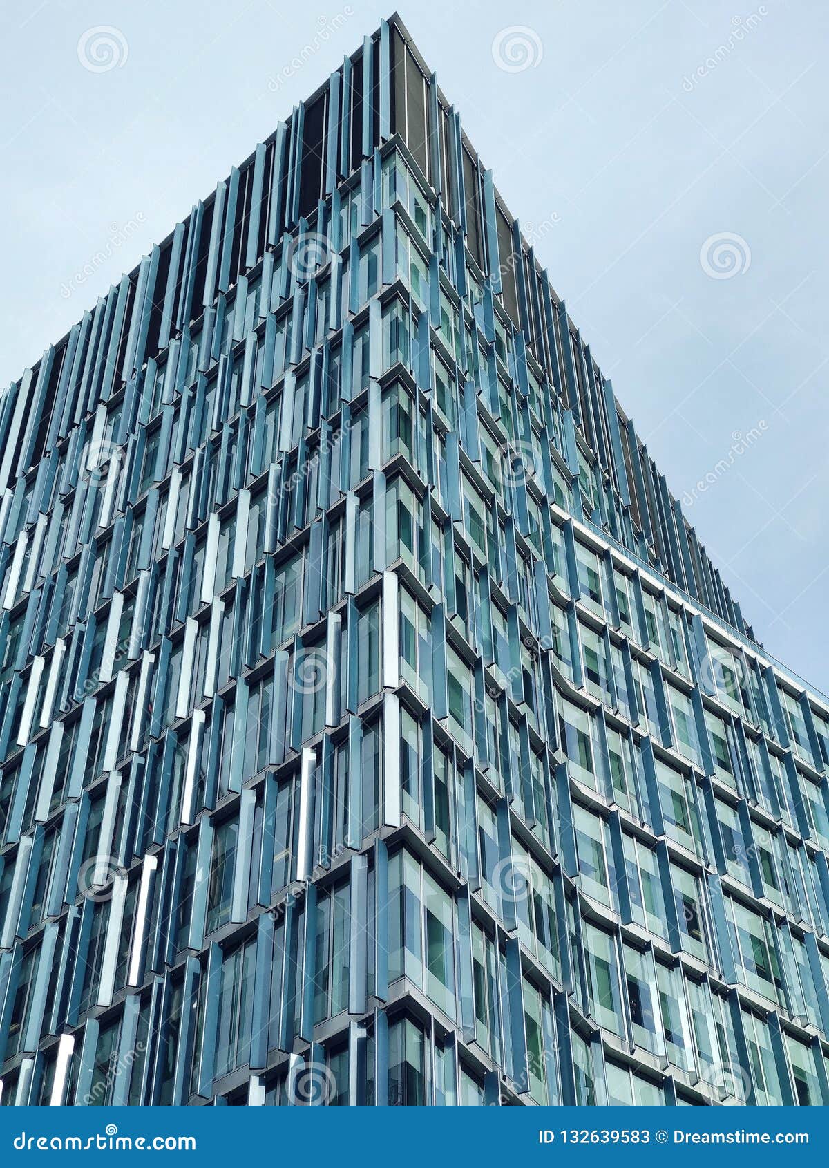 Sharp Building Somewhere in London, Great Britain Stock Image - Image ...