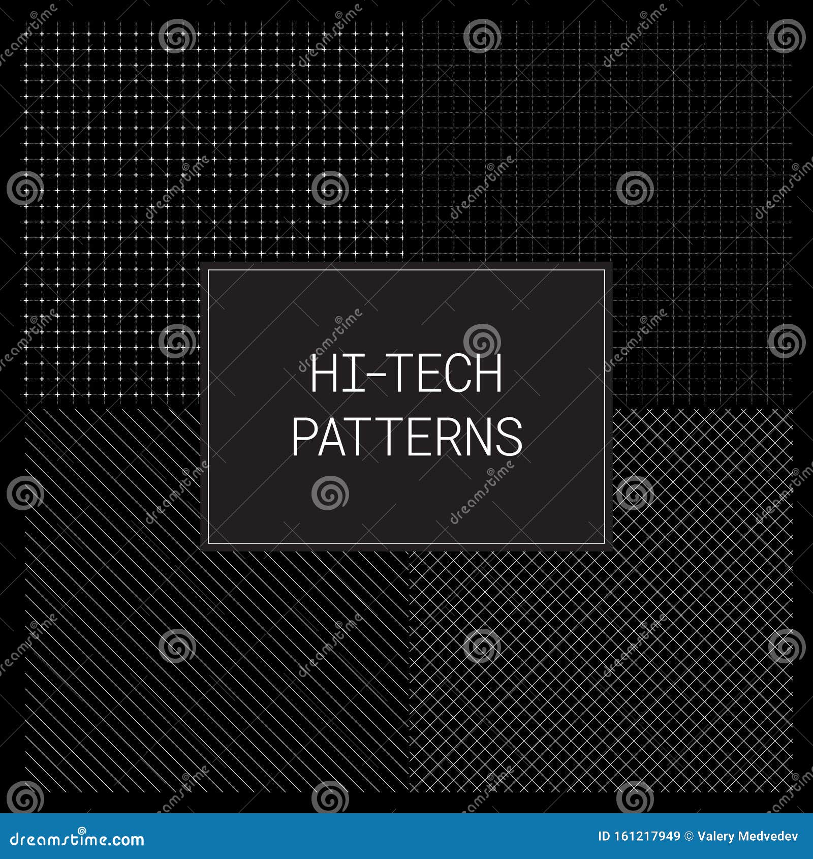 Simple Patterns For Hi-tech HUD Or UI Suitable For Futuristic ...